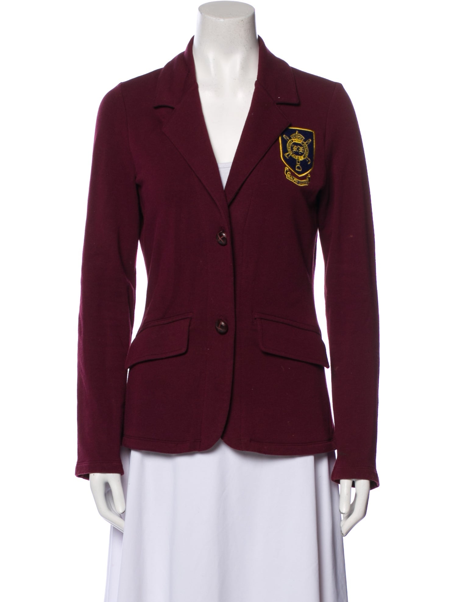 Ralph Lauren Blazer - Burgundy Jackets, Clothing - WYG126920 | The RealReal