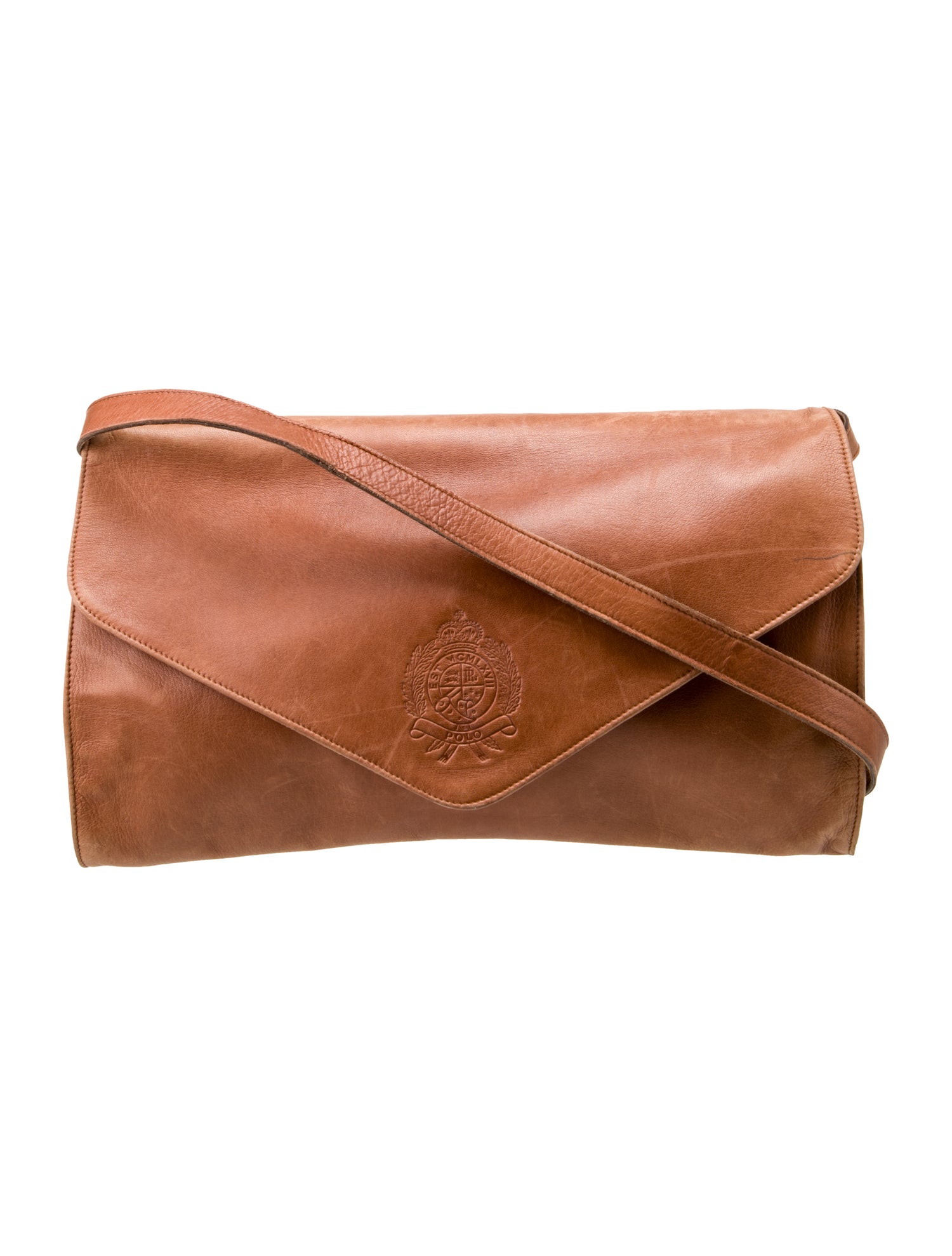 Ralph Lauren Leather Crossbody Bag - Brown Crossbody Bags, Handbags ...