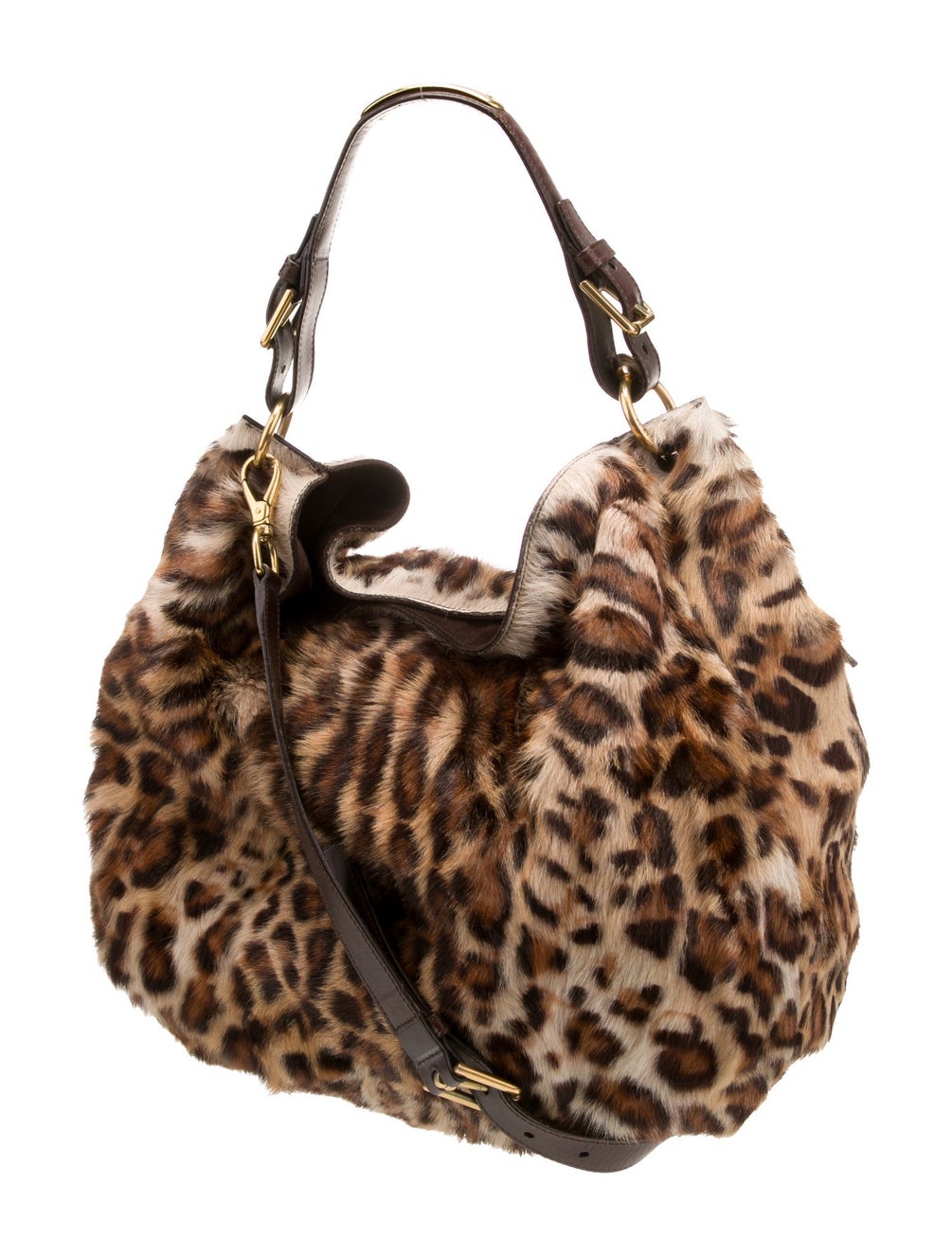 Ralph Lauren Calf Hair Hobo - Neutrals Totes, Handbags - WYG134804 ...