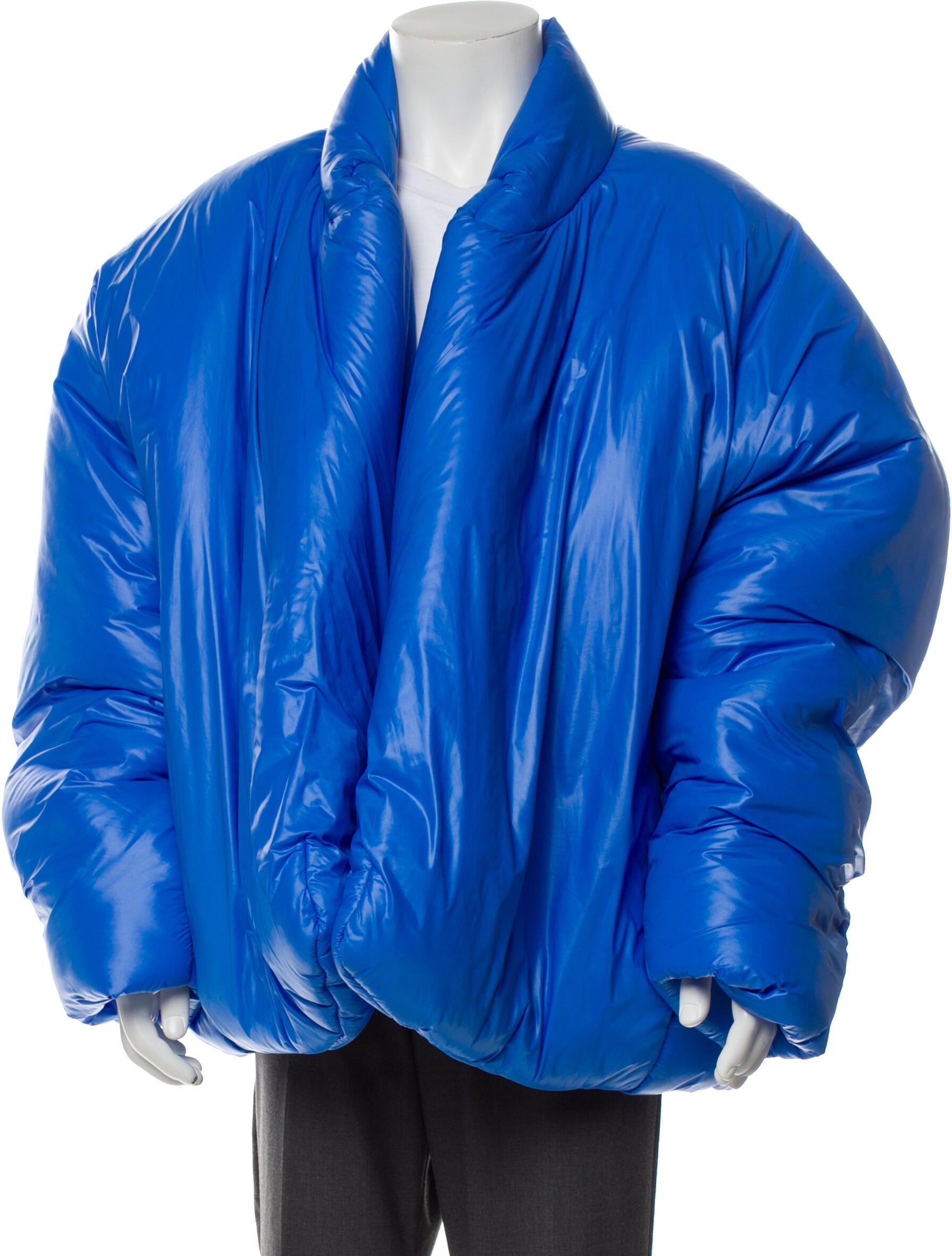 Yeezy x Gap Puffer Coat - Blue Outerwear, Clothing - WYGEA20202 | The ...