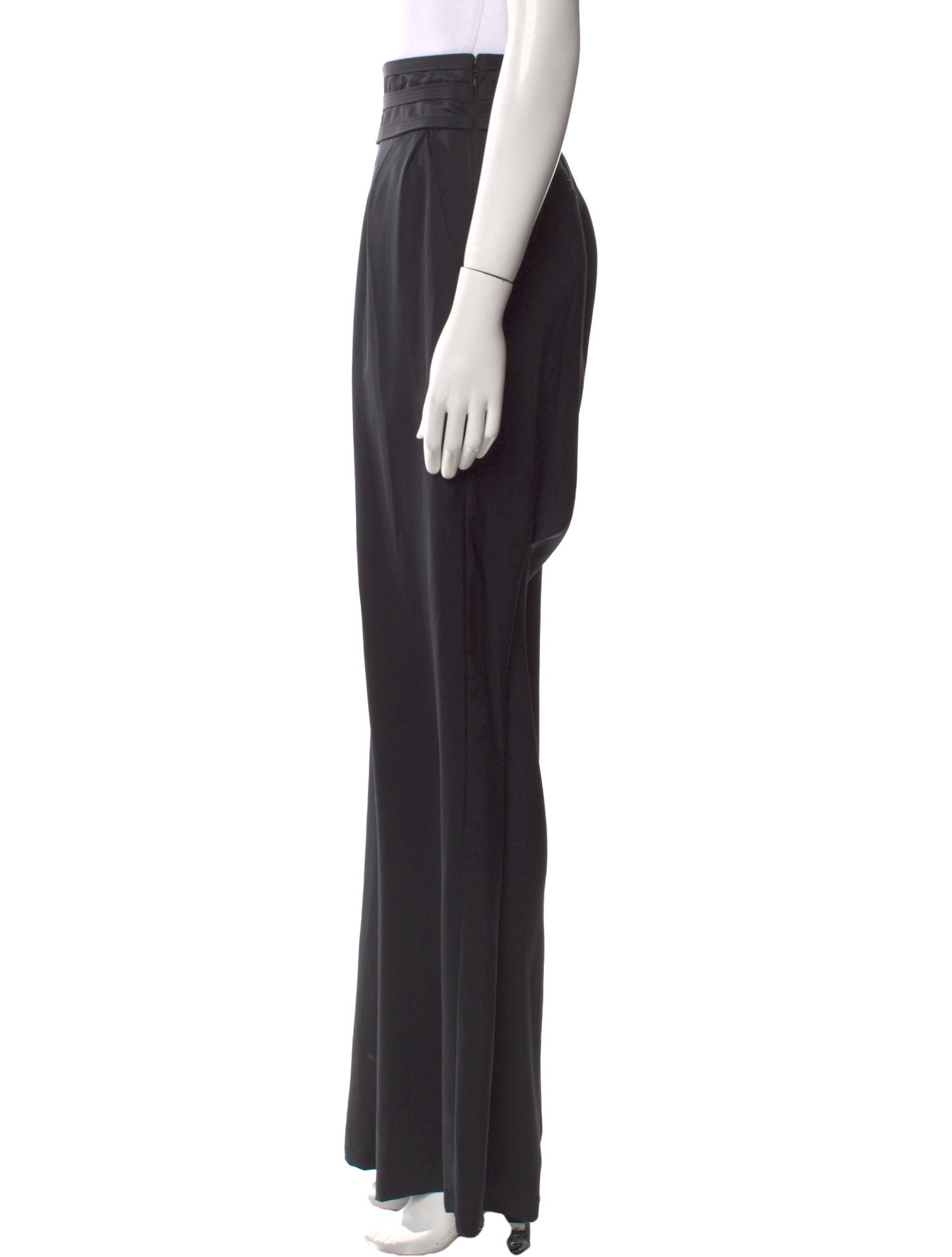 Alice + Olivia Wide Leg Pants - Blue, 12.25" Rise Pants, Clothing ...