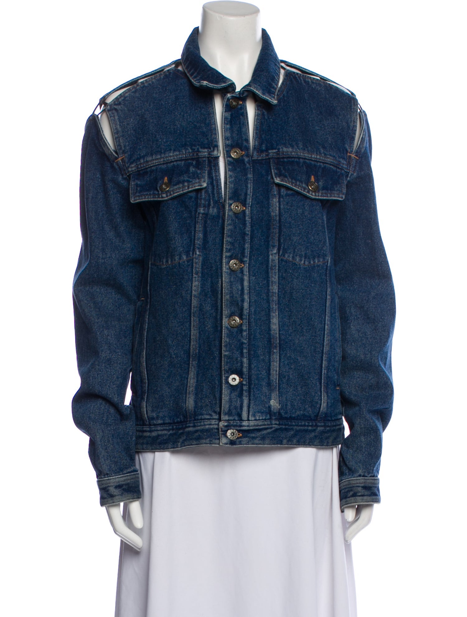 Y/Project Denim Jacket - Blue Jackets, Clothing - WYP23085 | The RealReal