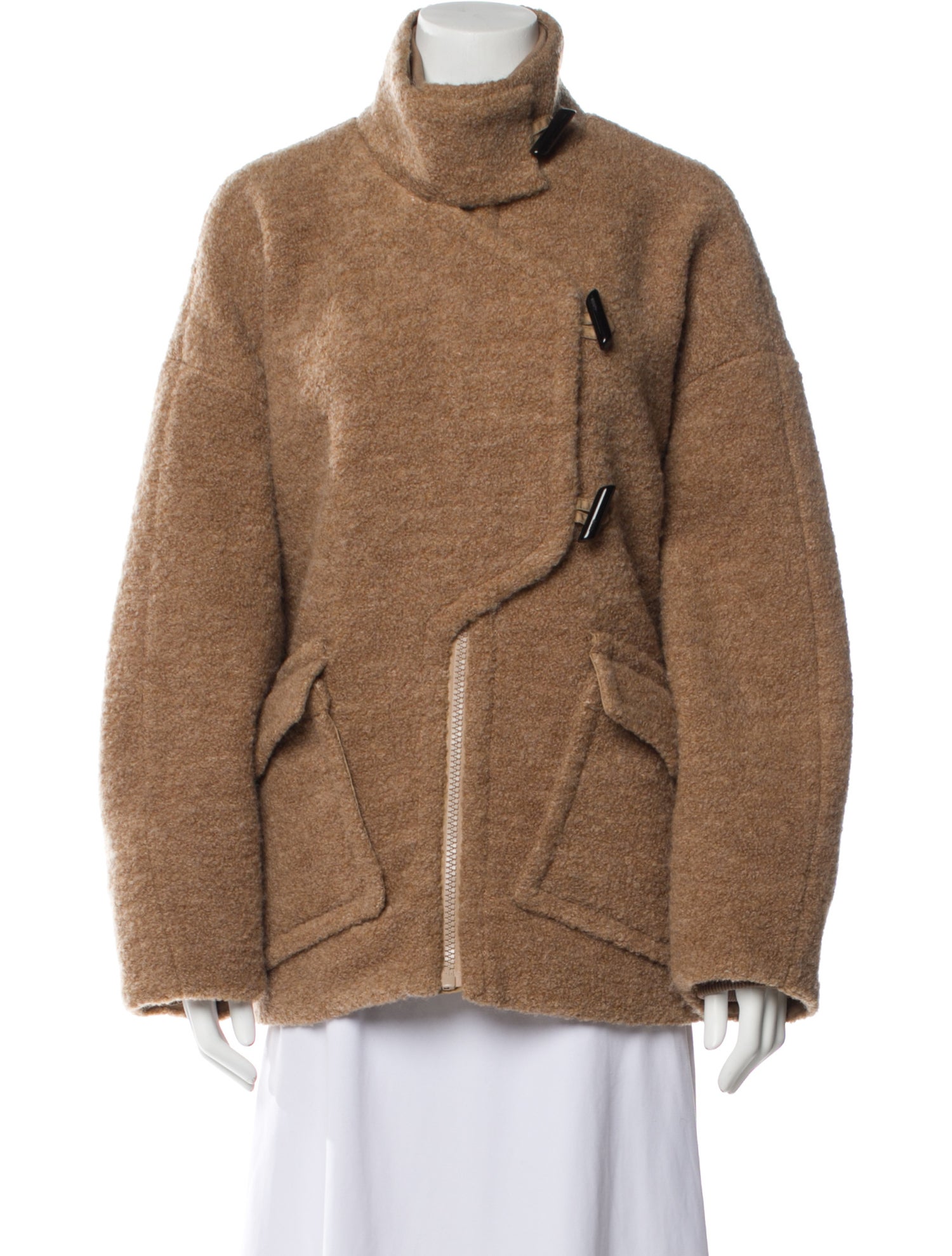 Ganni Fur Coat - Brown Coats, Clothing - WZG105259 | The RealReal