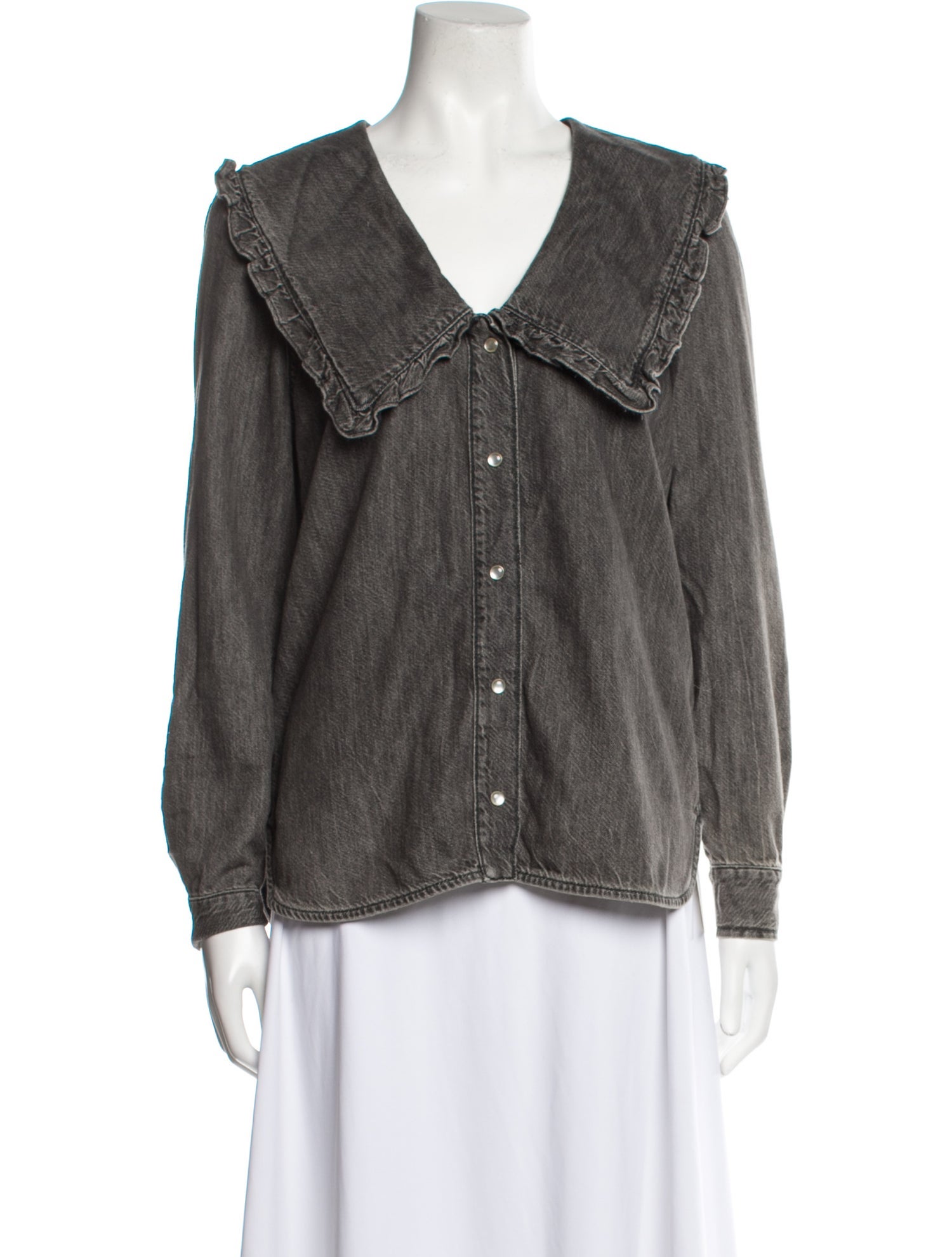 Ganni Jacket - Grey Jackets, Clothing - WZG105819 | The RealReal