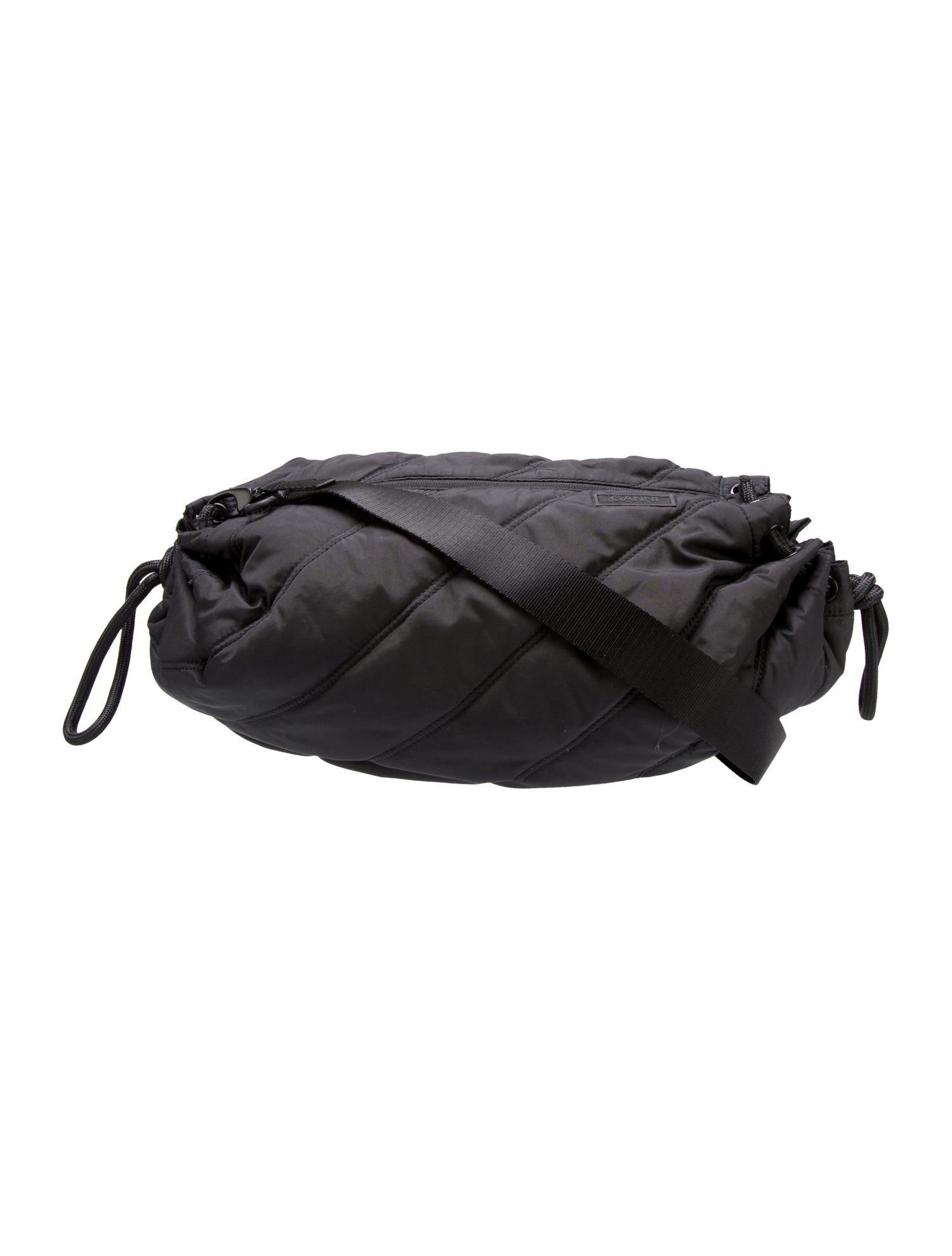 Ganni Nylon Belt Bag - Black Crossbody Bags, Handbags - WZG110138 | The ...