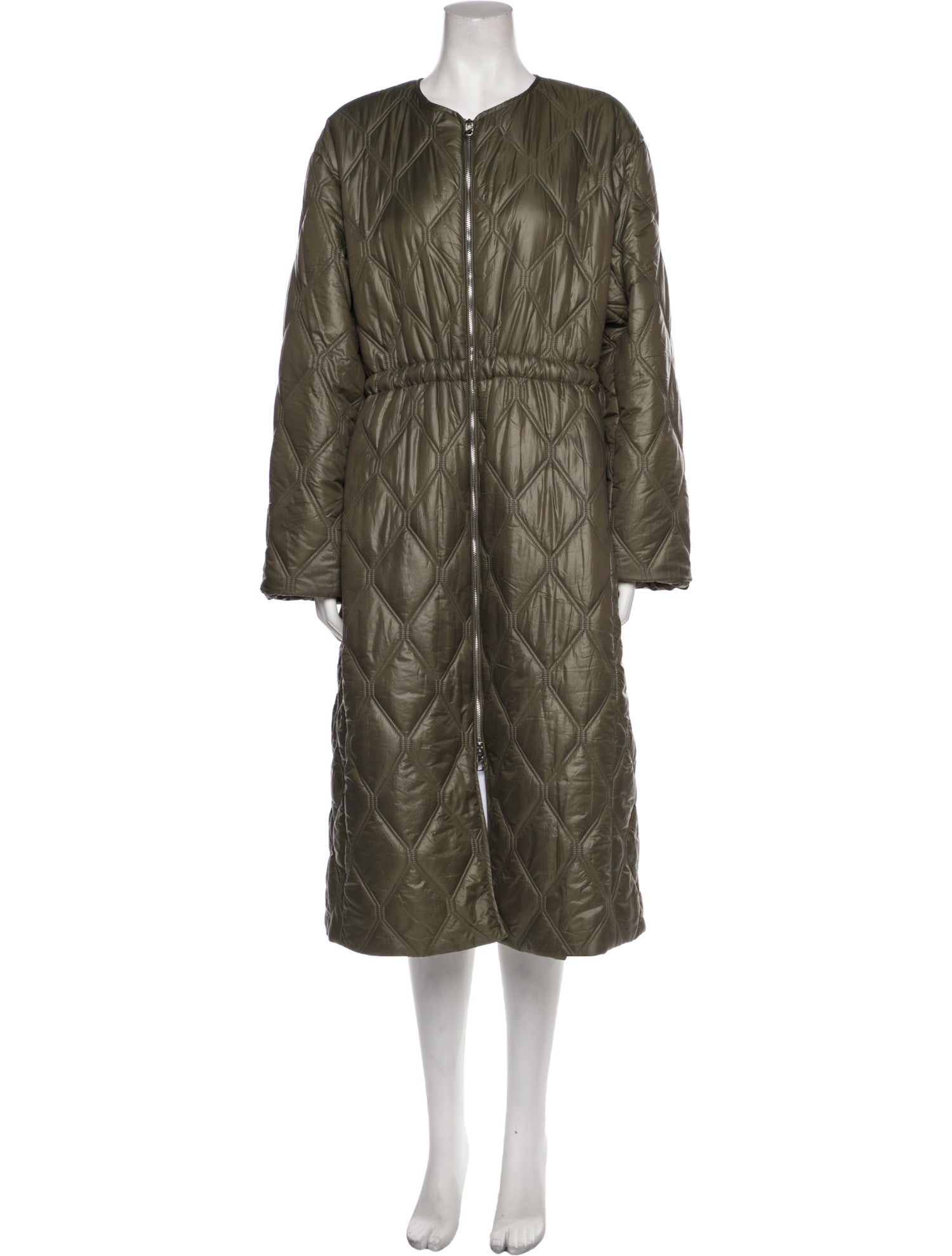 Ganni Down Jacket - Green Jackets, Clothing - WZG120527 | The RealReal