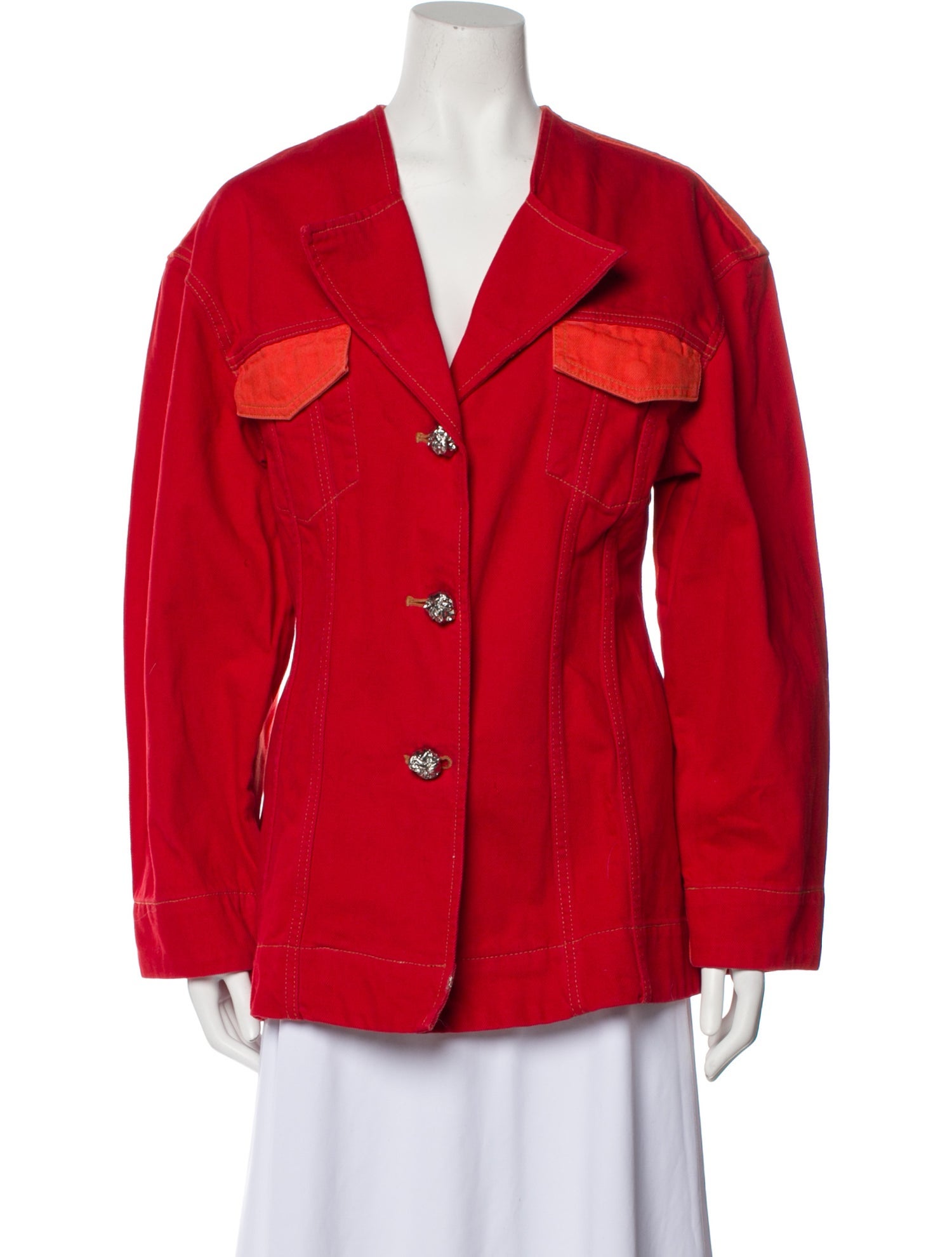 Ganni Jacket - Red Jackets, Clothing - WZG123081 | The RealReal