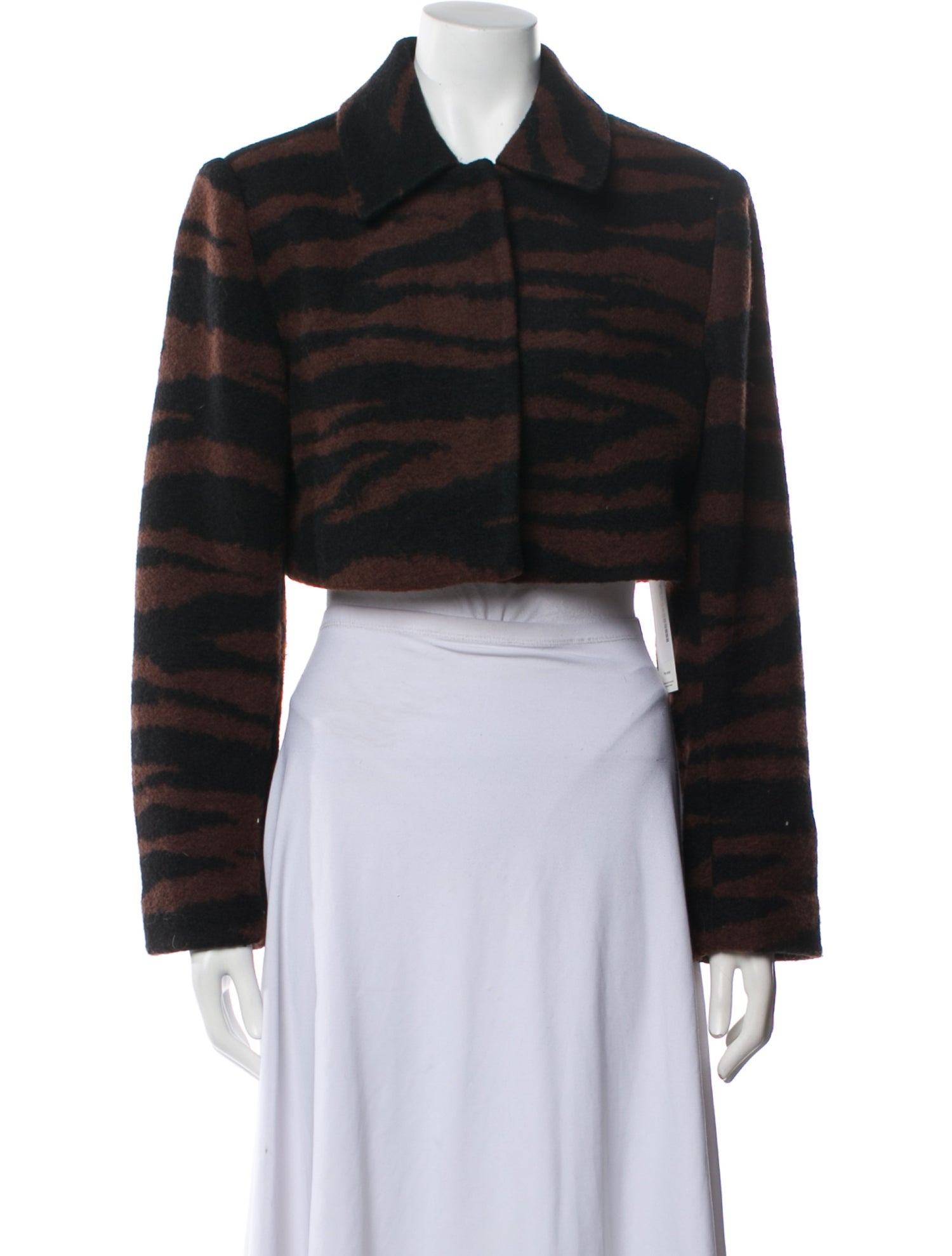 Ganni Striped Evening Jacket - Blue Jackets, Clothing - WZG129824 | The ...