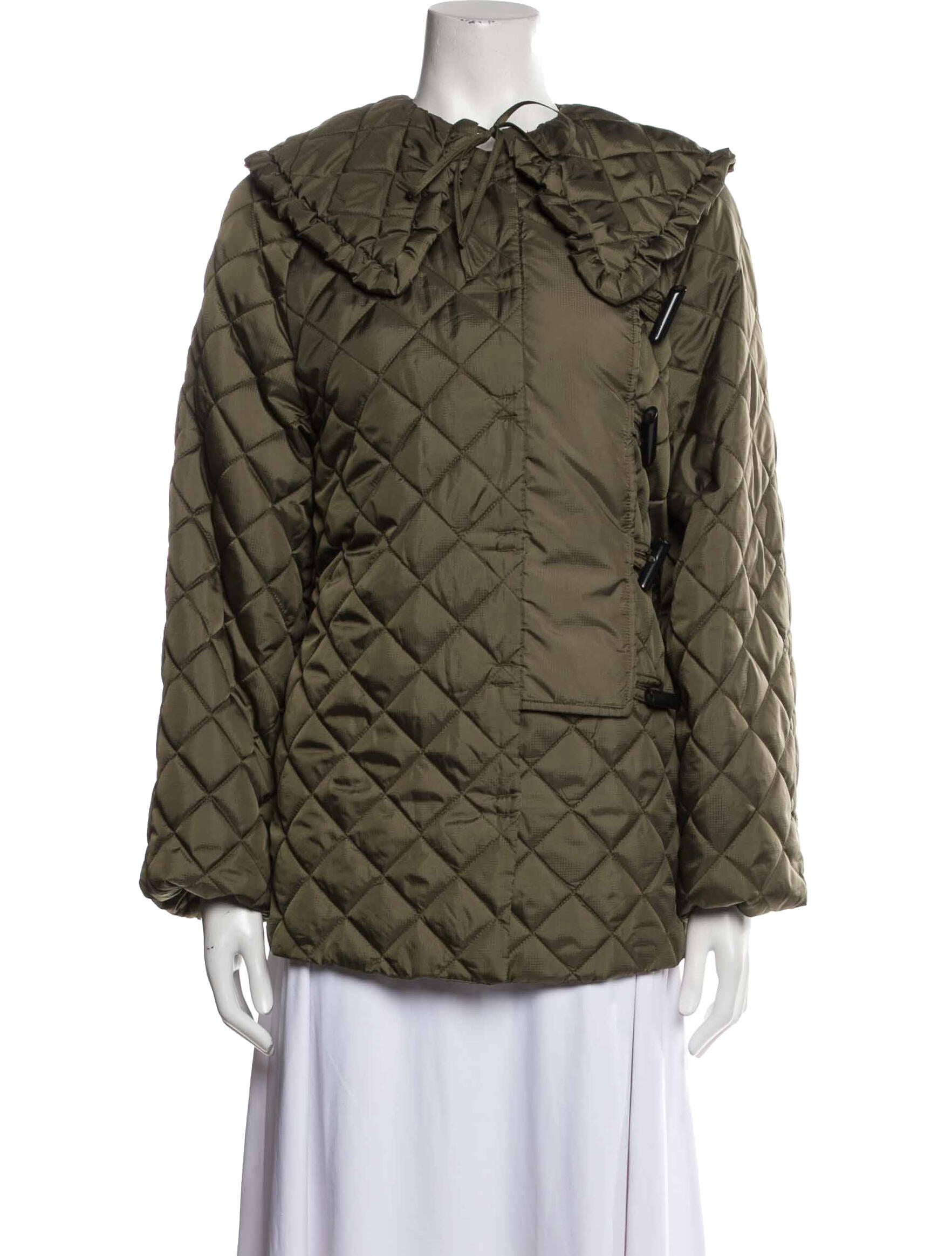 Ganni Utility Jacket - Green Jackets, Clothing - WZG72479 | The RealReal