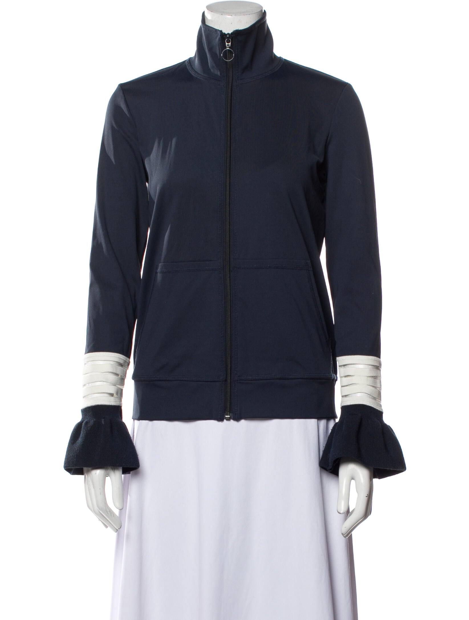 Ganni Bomber Jacket - Blue Jackets, Clothing - WZG72952 | The RealReal