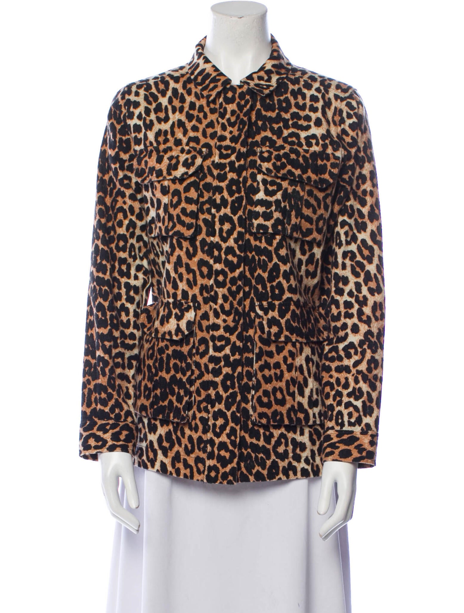Ganni Animal Print Jacket - Jackets, Clothing - WZG74291 | The RealReal