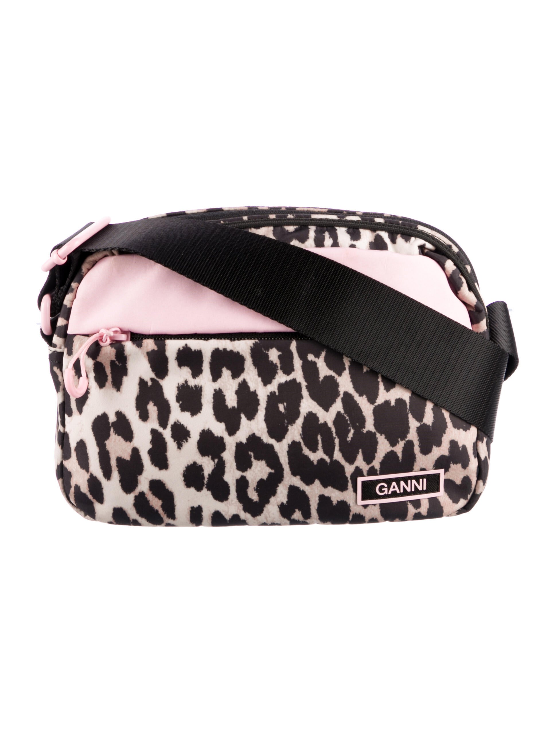 Ganni Animal Nylon Crossbody Bag - Crossbody Bags, Handbags - WZG81369 ...