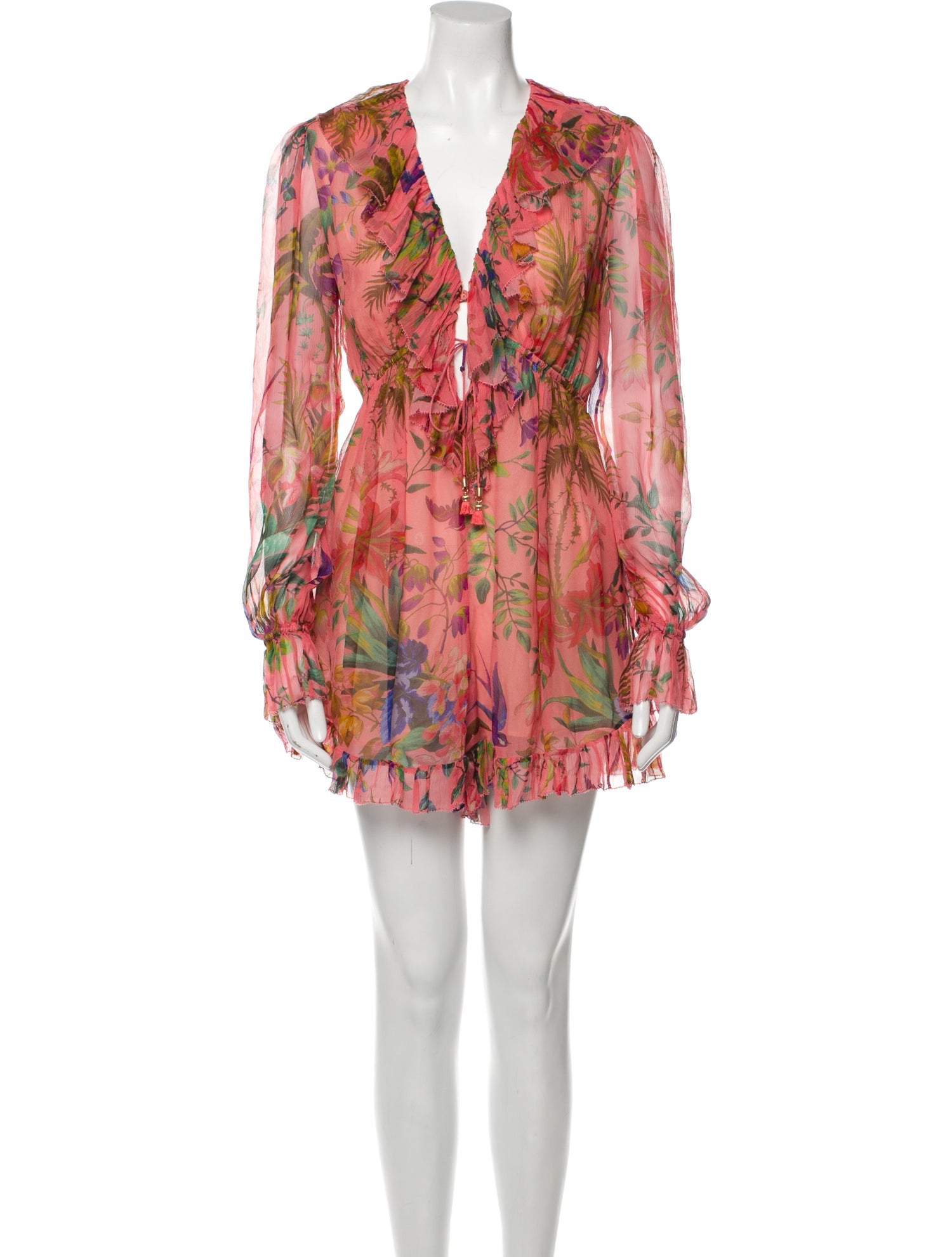 Zimmermann Silk w/ Tags - Pink, 14.25" Rise Jumpsuits and Rompers ...