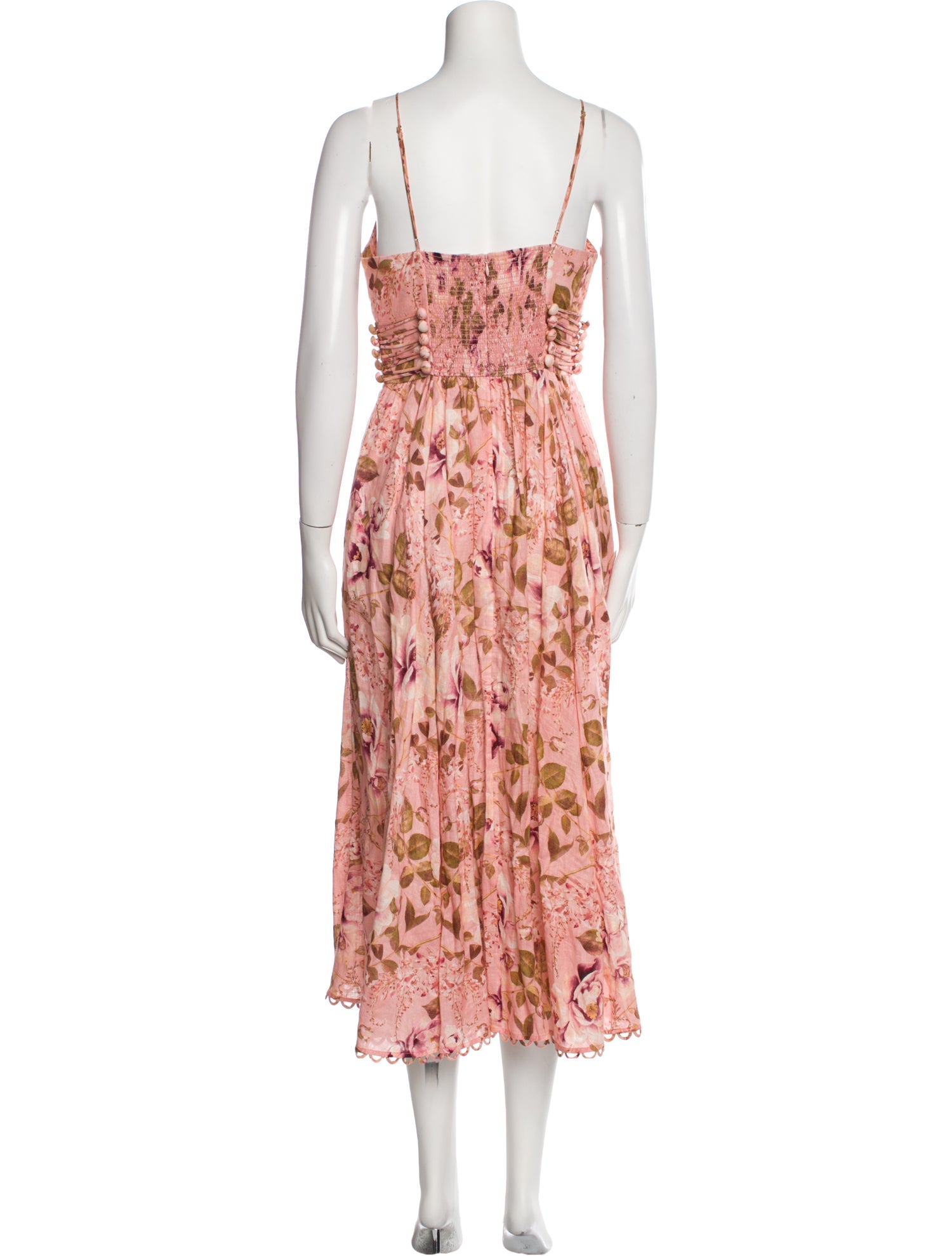 Zimmermann Floral Print Midi Length Dress - Orange Dresses, Clothing ...