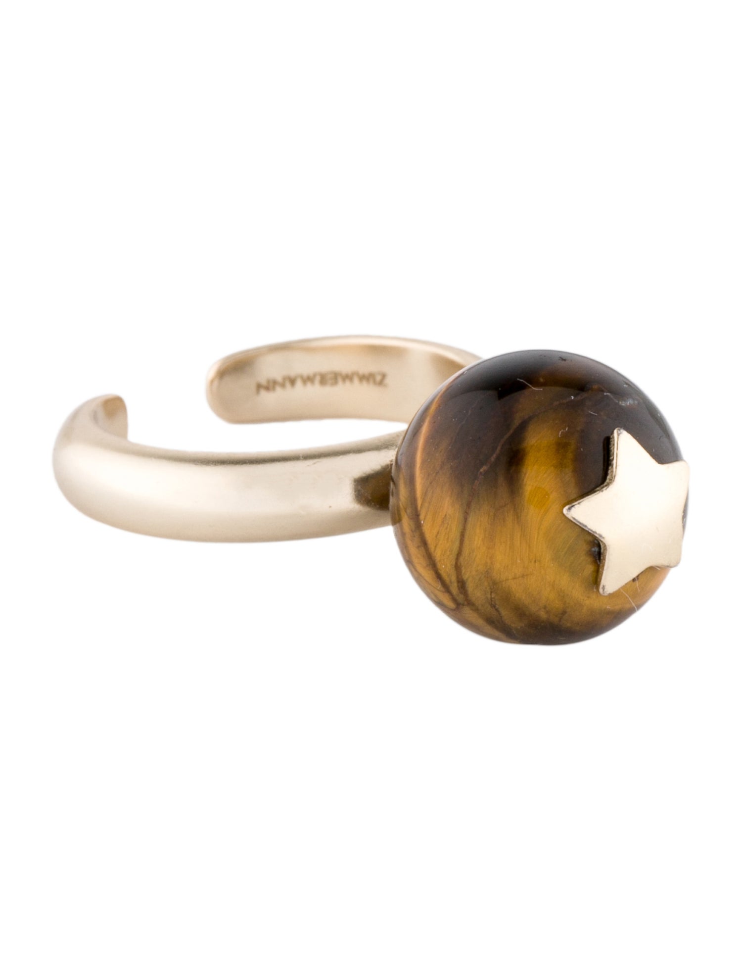 Tohum Design Concha Large Puka Ring - Sterling Silver Cocktail Ring ...