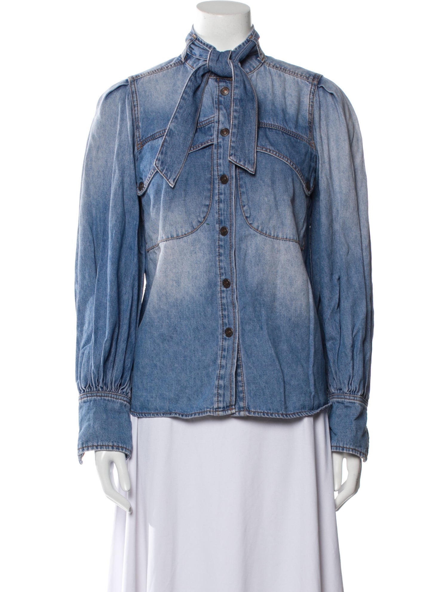 Zimmermann Denim Jacket - Blue Jackets, Clothing - WZI127914 | The RealReal