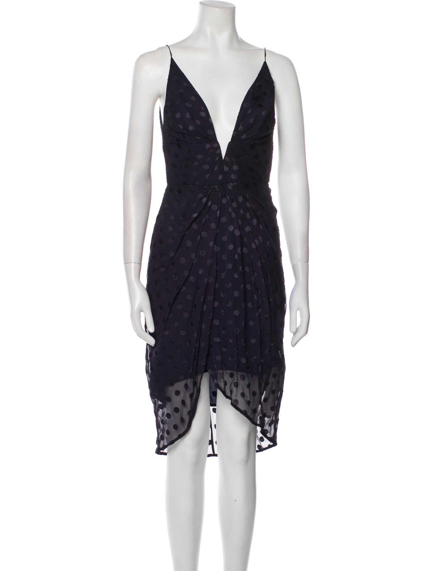 Halston Heritage One Shoulder Midi Length Dress W Tags Blue Dresses