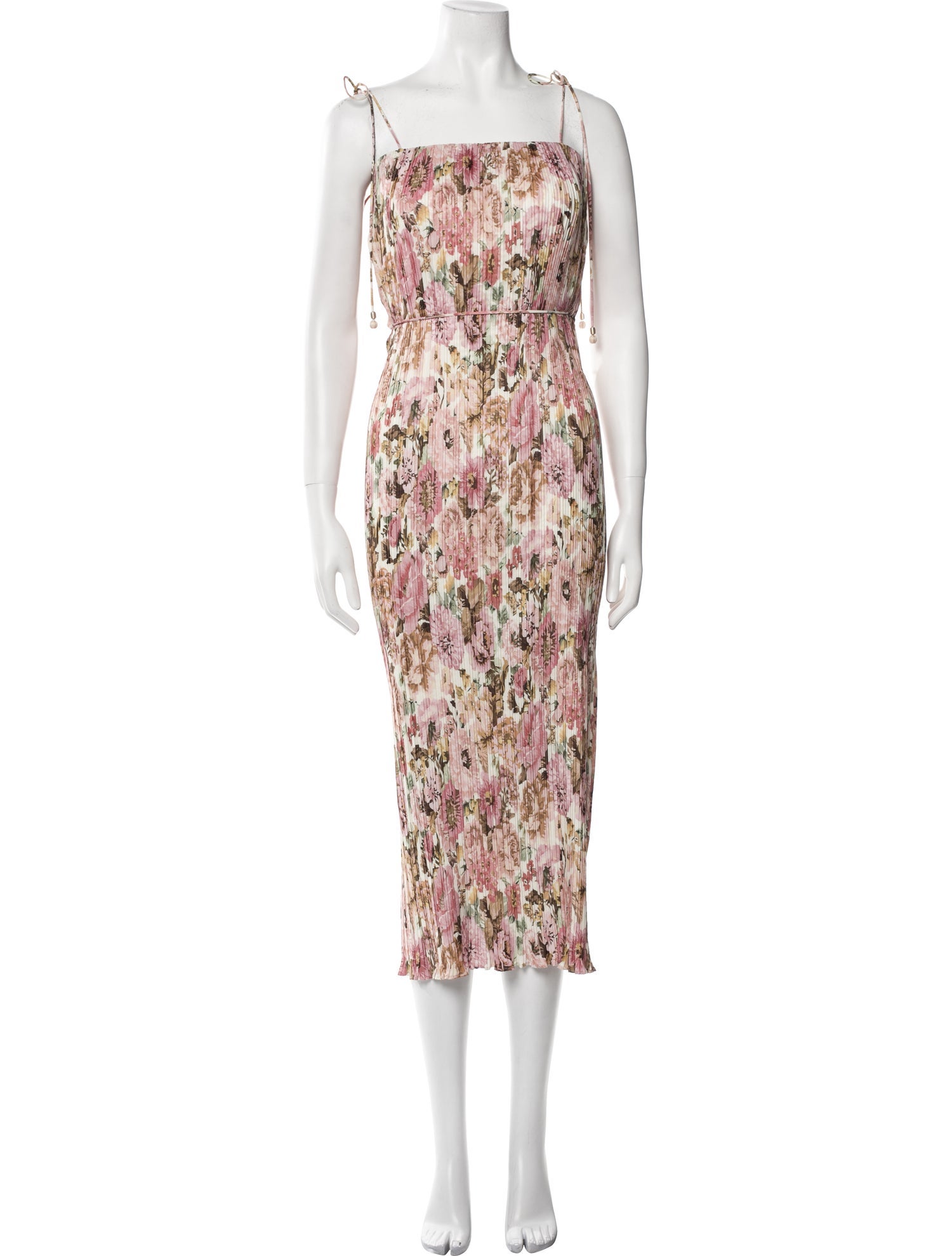 Zimmermann Floral Print Long Dress w/ Tags - Pink Dresses, Clothing ...