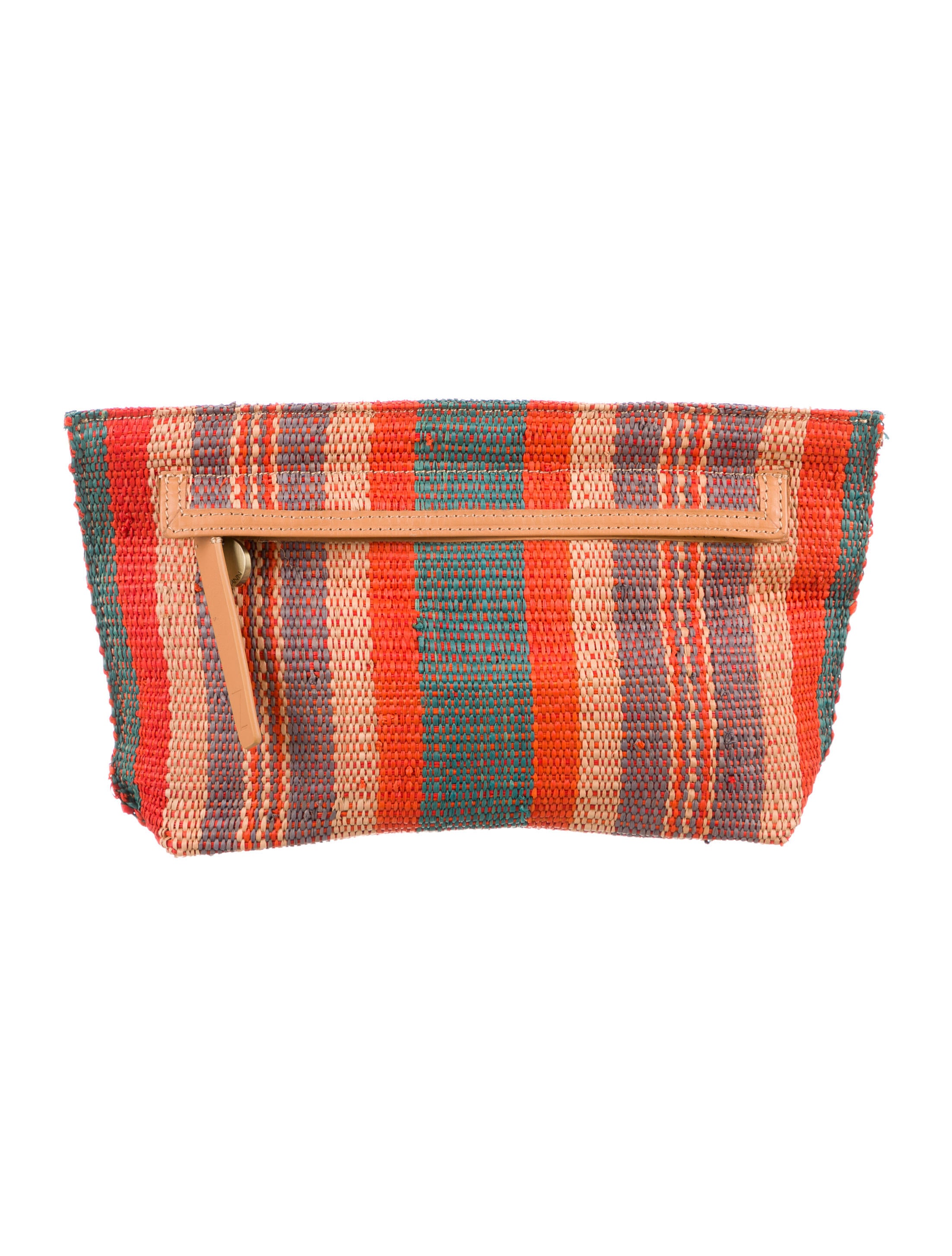 Zimmermann Straw Clutch - Orange Clutches, Handbags - WZI79901 | The ...
