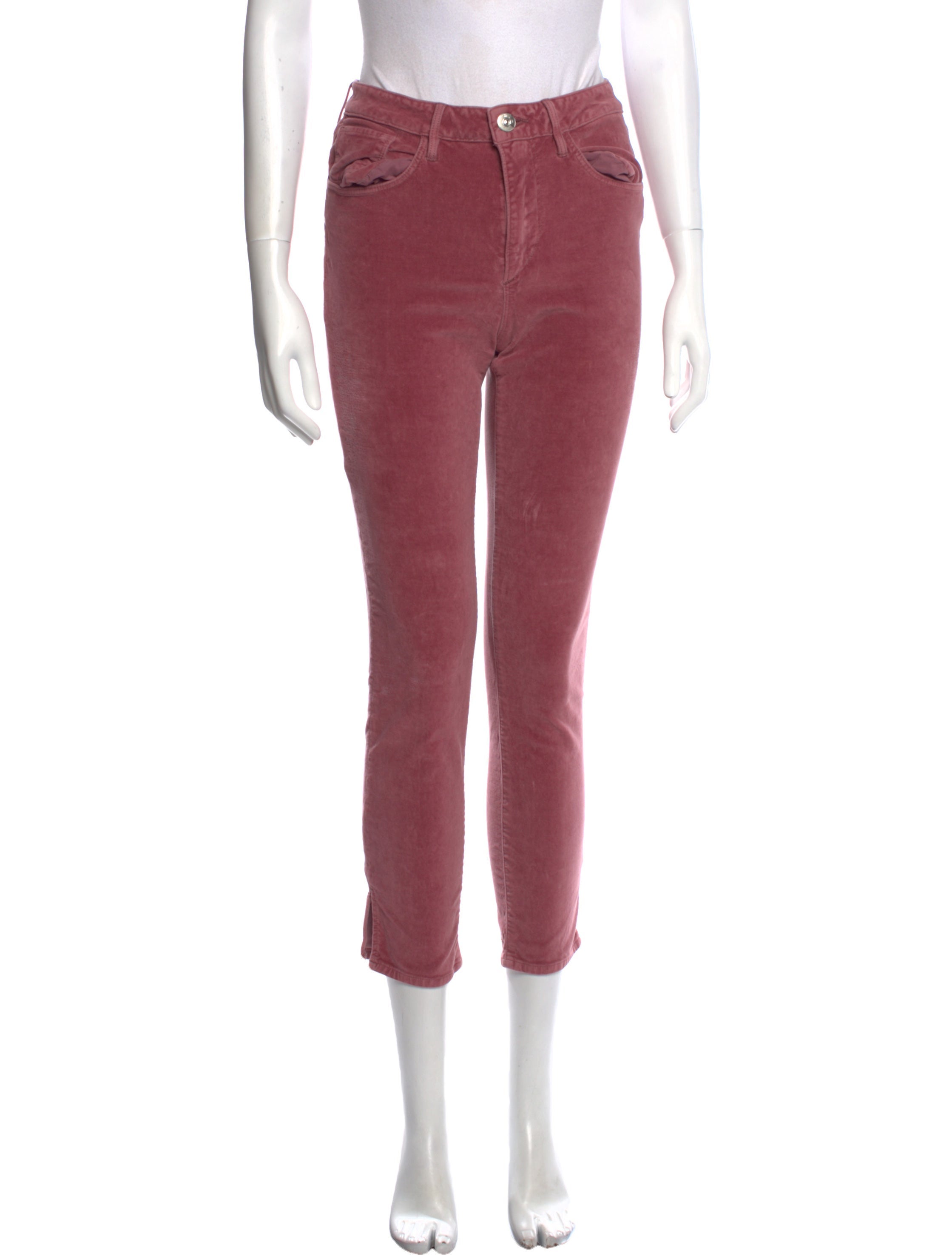 3x1 Skinny Leg Pants - Pink, 9.25" Rise Pants, Clothing - WZJ29988 ...