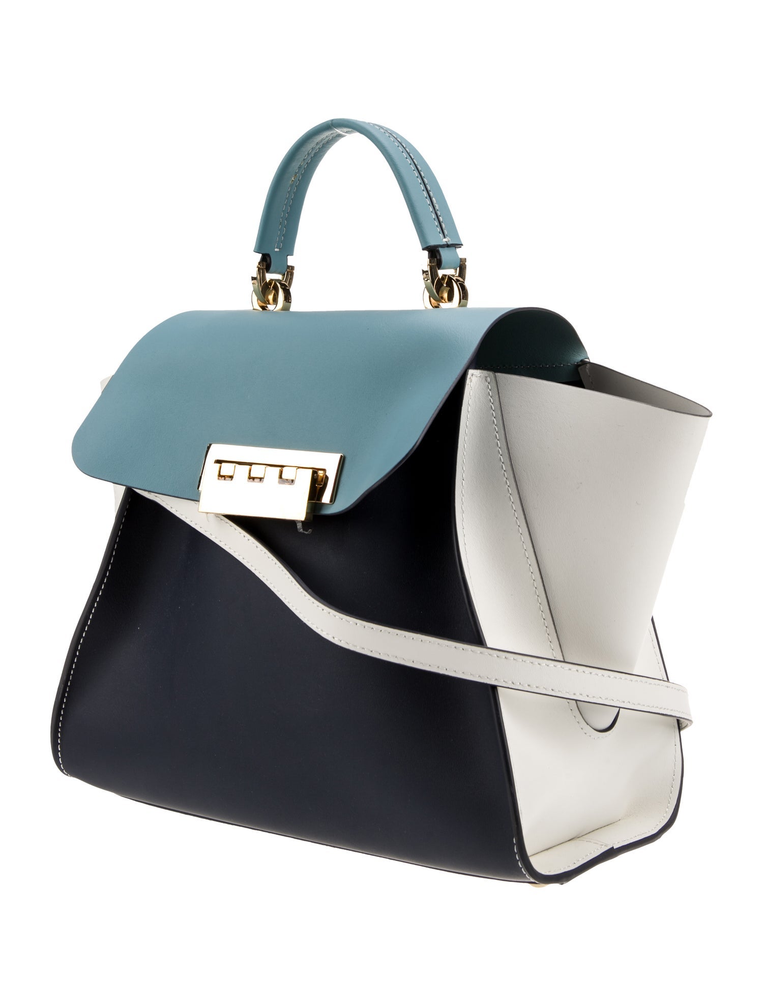 Tory Burch Leather Handle Bag - Black Handle Bags, Handbags - WTO647403 ...