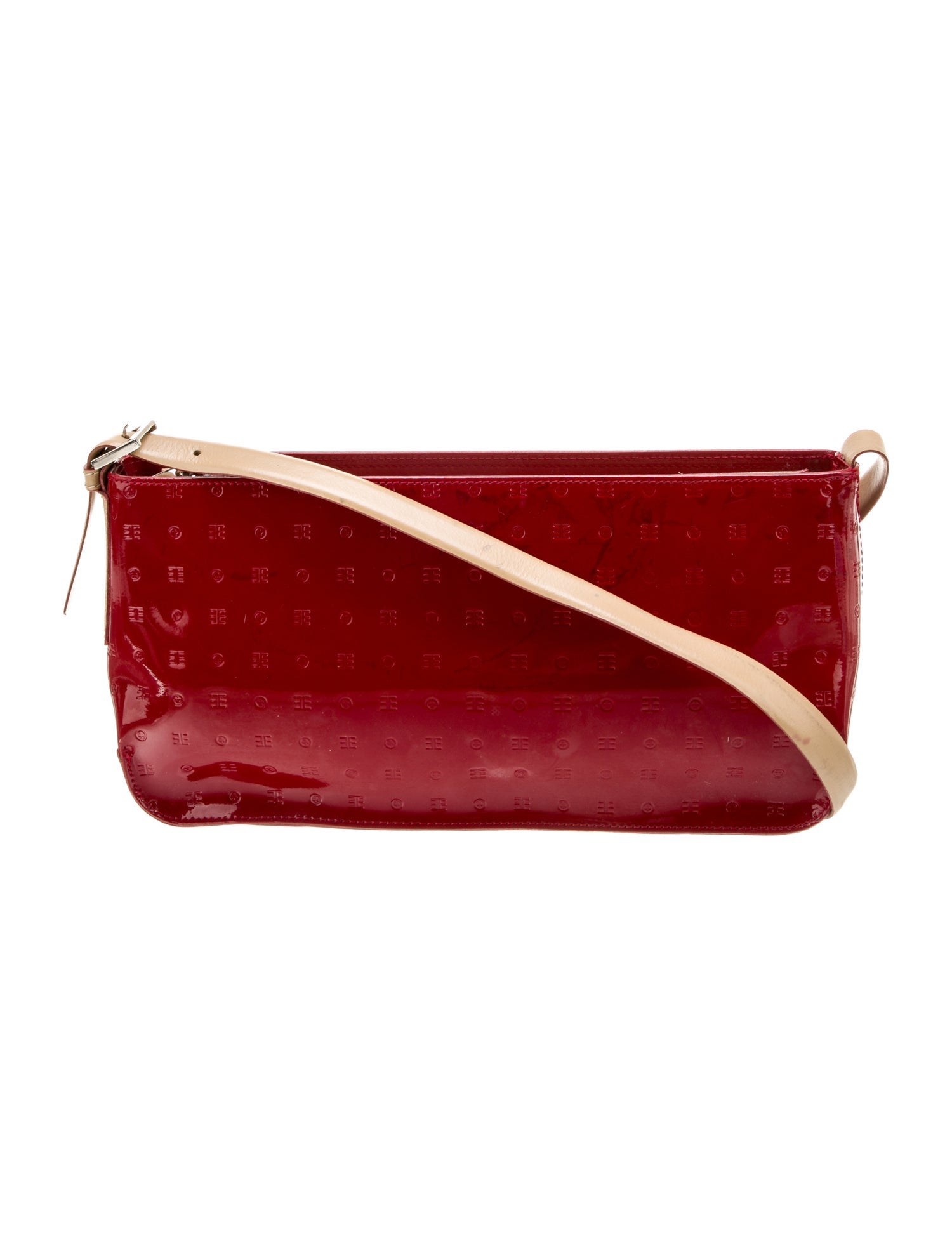 Arcadia Leather Shoulder Bag - Red Shoulder Bags, Handbags - XAARI20230 ...