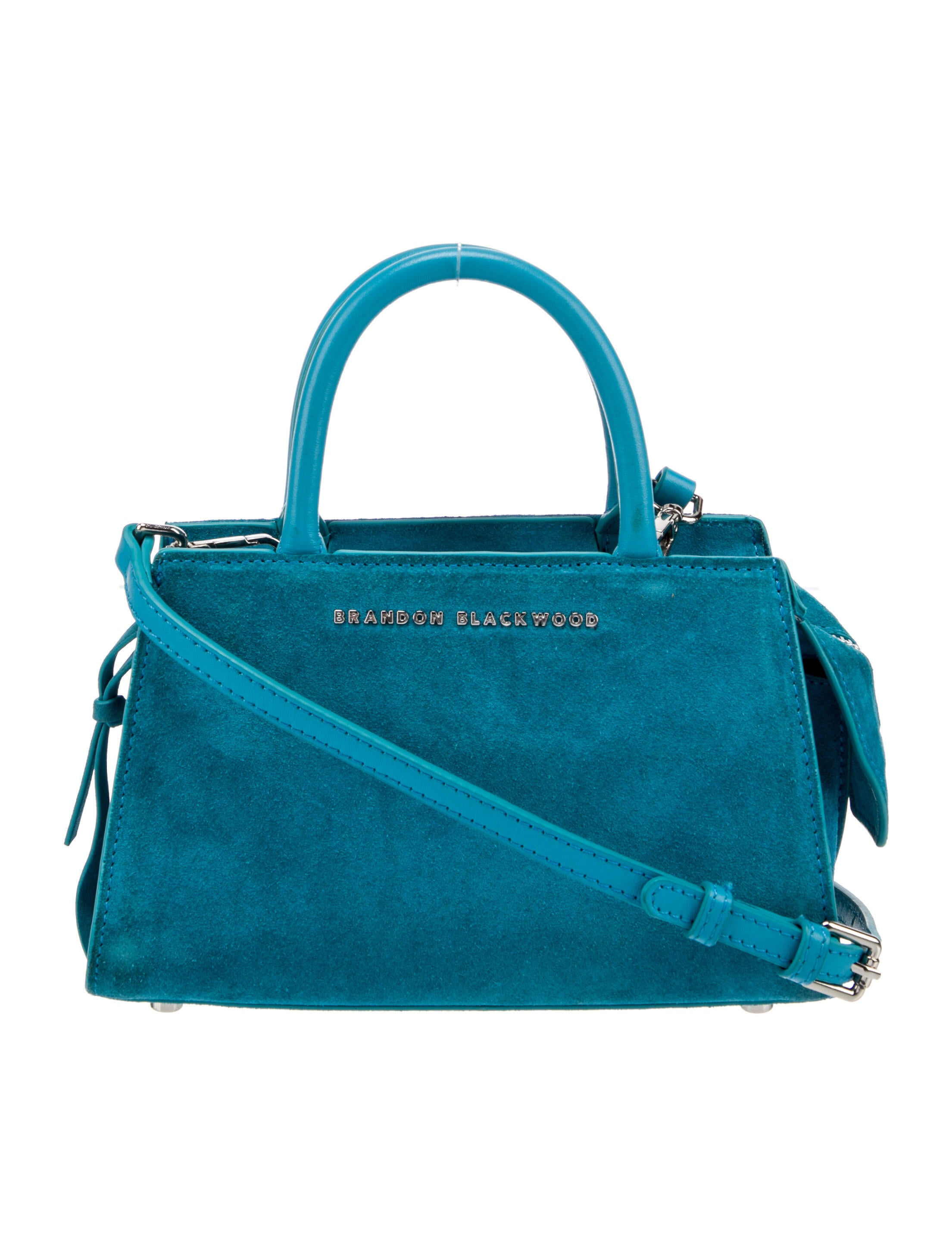 Brandon Blackwood Small Satin Handle Bag - Brown Handle Bags, Handbags ...