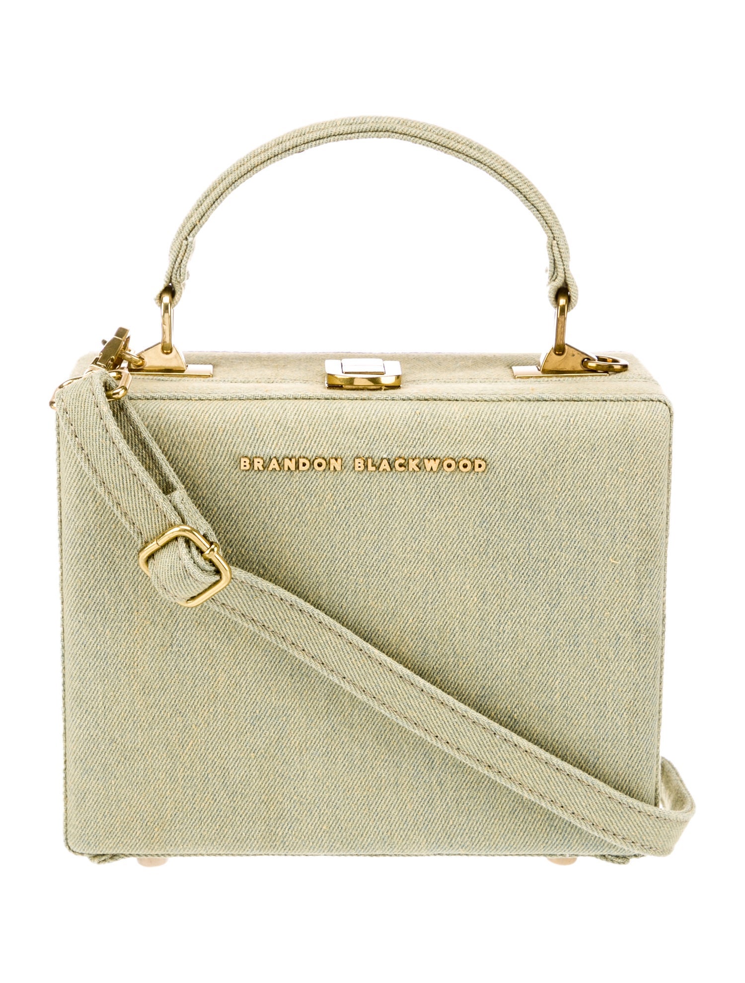 Brandon Blackwood Denim Crossbody Bag - Neutrals Crossbody Bags ...