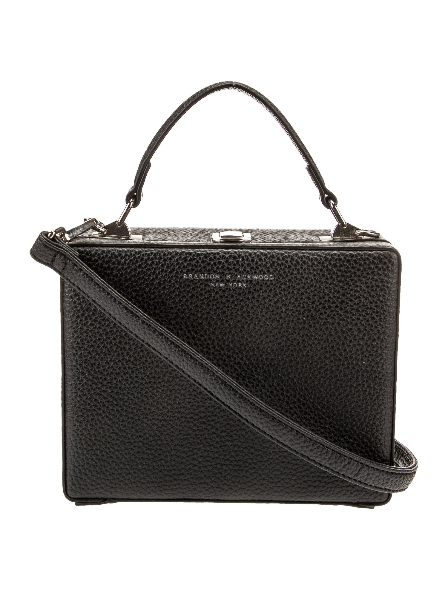 Brandon Blackwood Leather Handle Bag - Black Handle Bags, Handbags ...