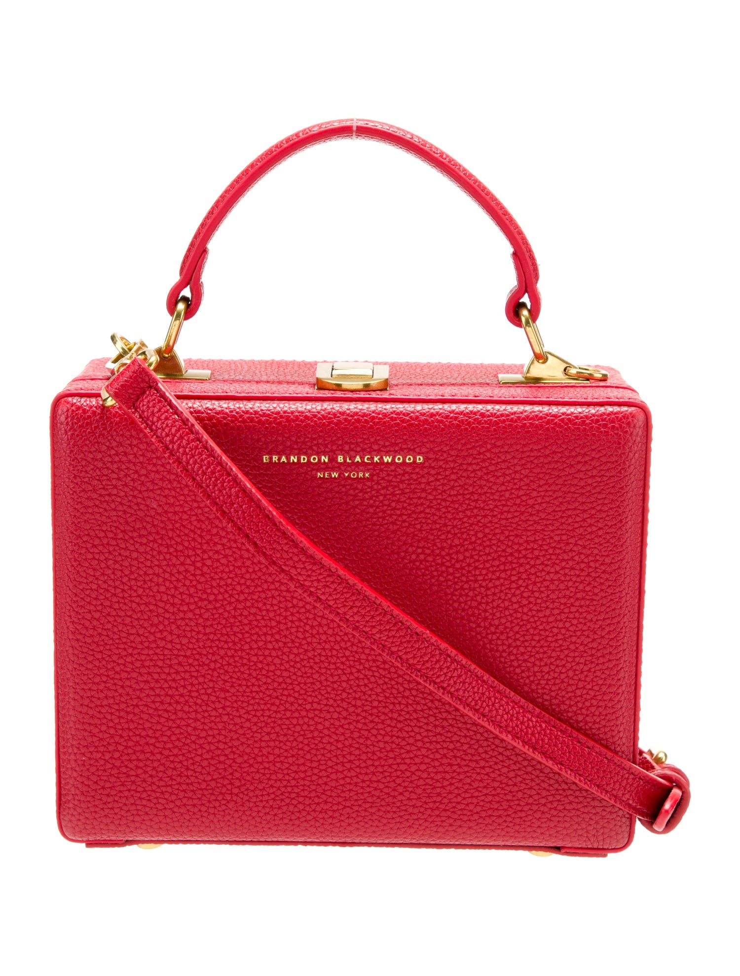 Brandon Blackwood Leather Handle Bag - Red Handle Bags, Handbags ...