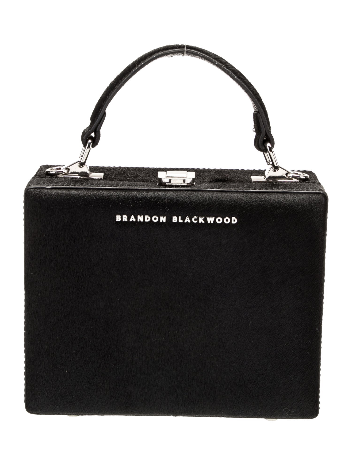 Brandon Blackwood Ponyhair Handle Bag - Black Handle Bags, Handbags ...