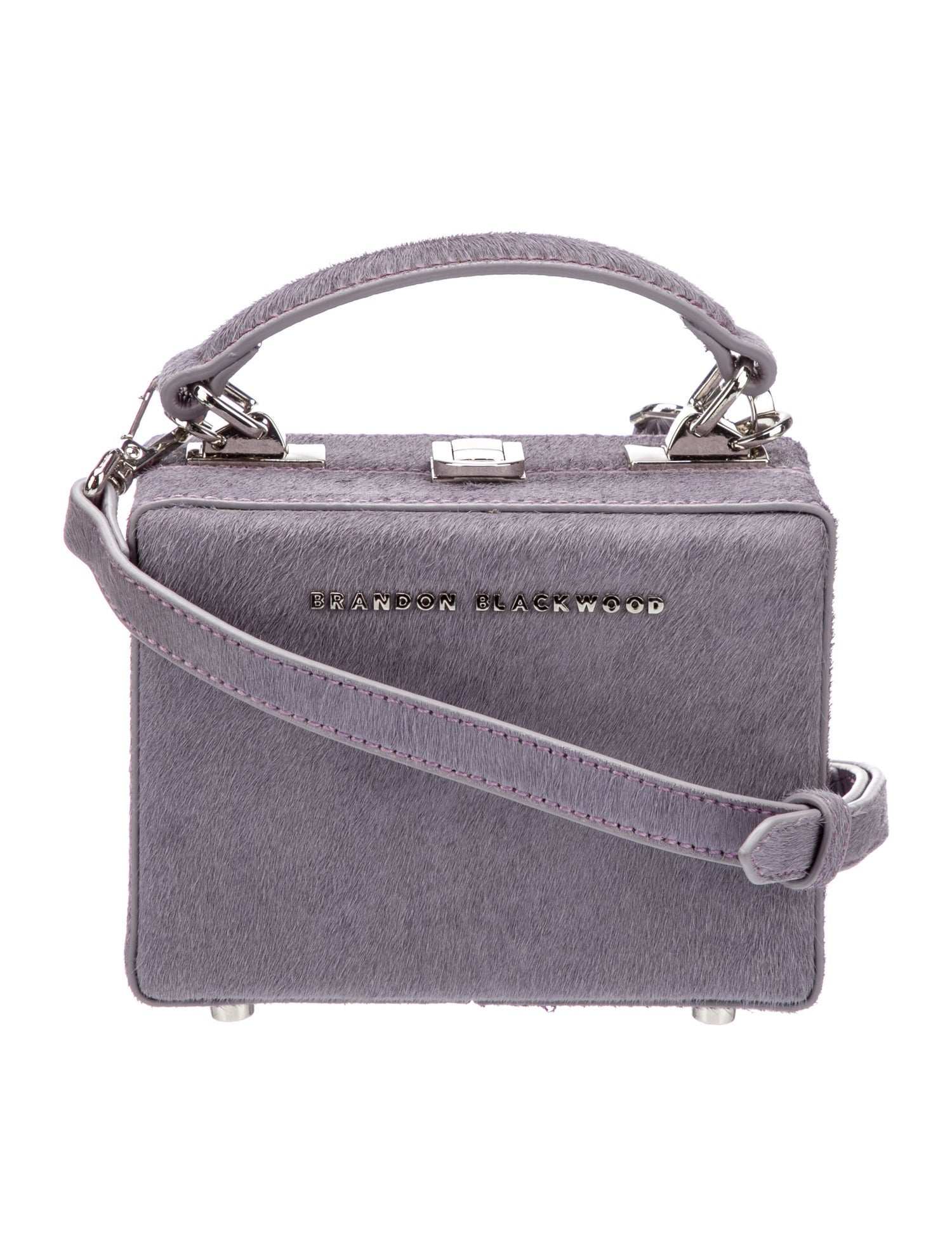 Brandon Blackwood Ponyhair Handle Bag w/Tags - Purple Handle Bags ...