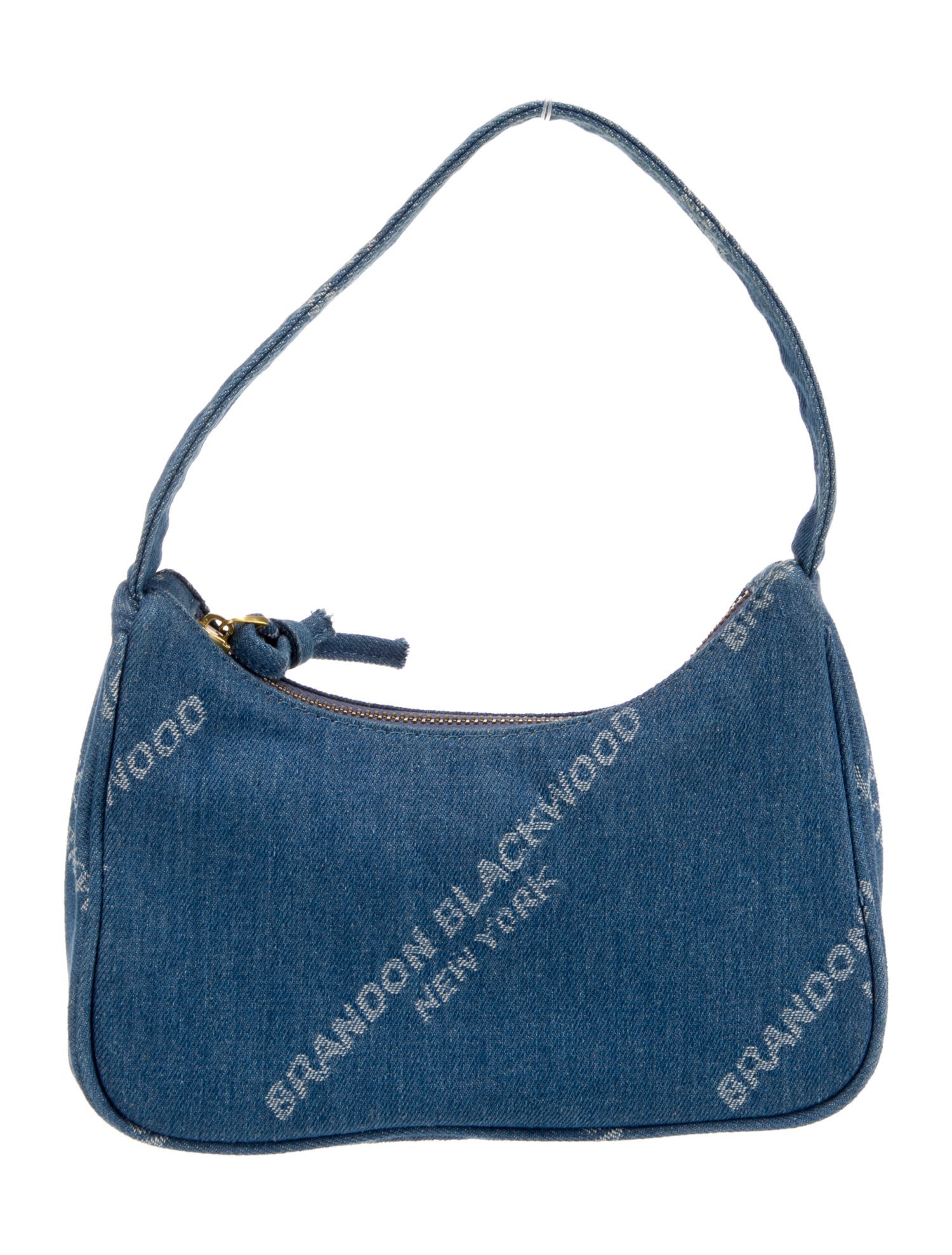 Brandon Blackwood Denim Top Handle Bag - Blue Handle Bags, Handbags ...