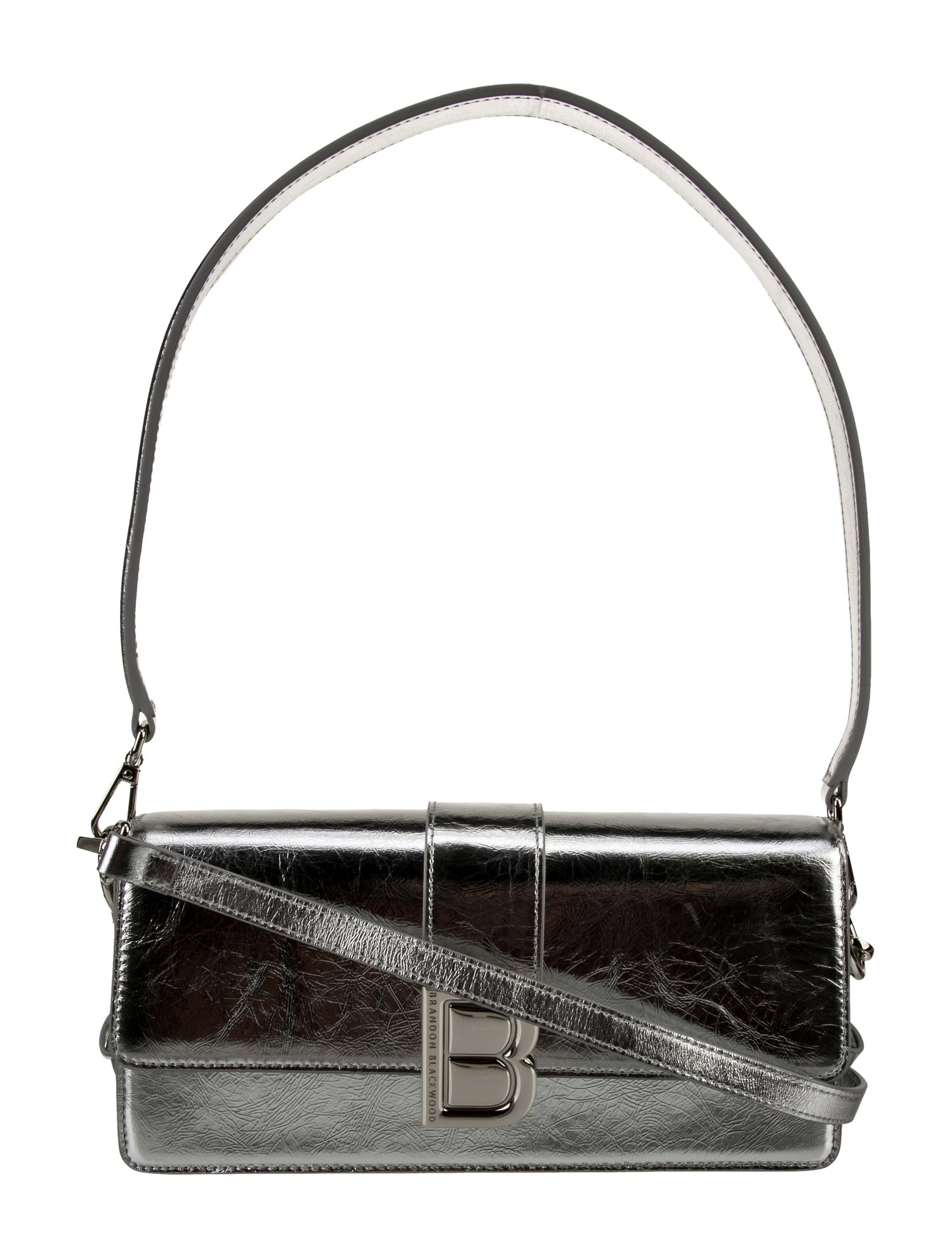 Brandon Blackwood Leather Shoulder Bag - Metallic Shoulder Bags ...
