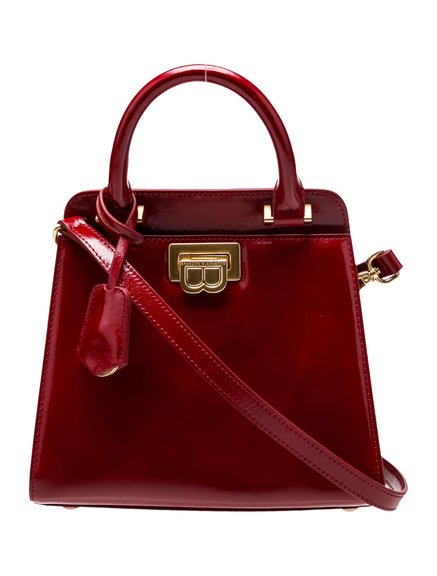 Brandon Blackwood Leather Shoulder Bag - Red Shoulder Bags, Handbags ...