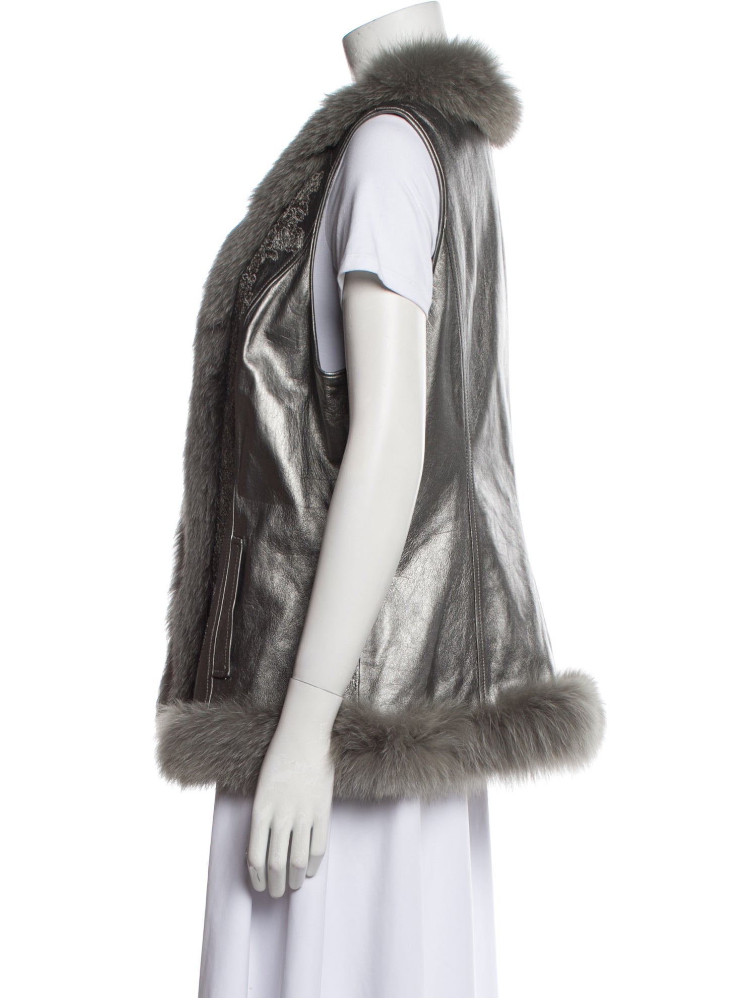 Fur Fox Printed Fur Jacket - Brown Jackets, Clothing - FUR53037 | The ...