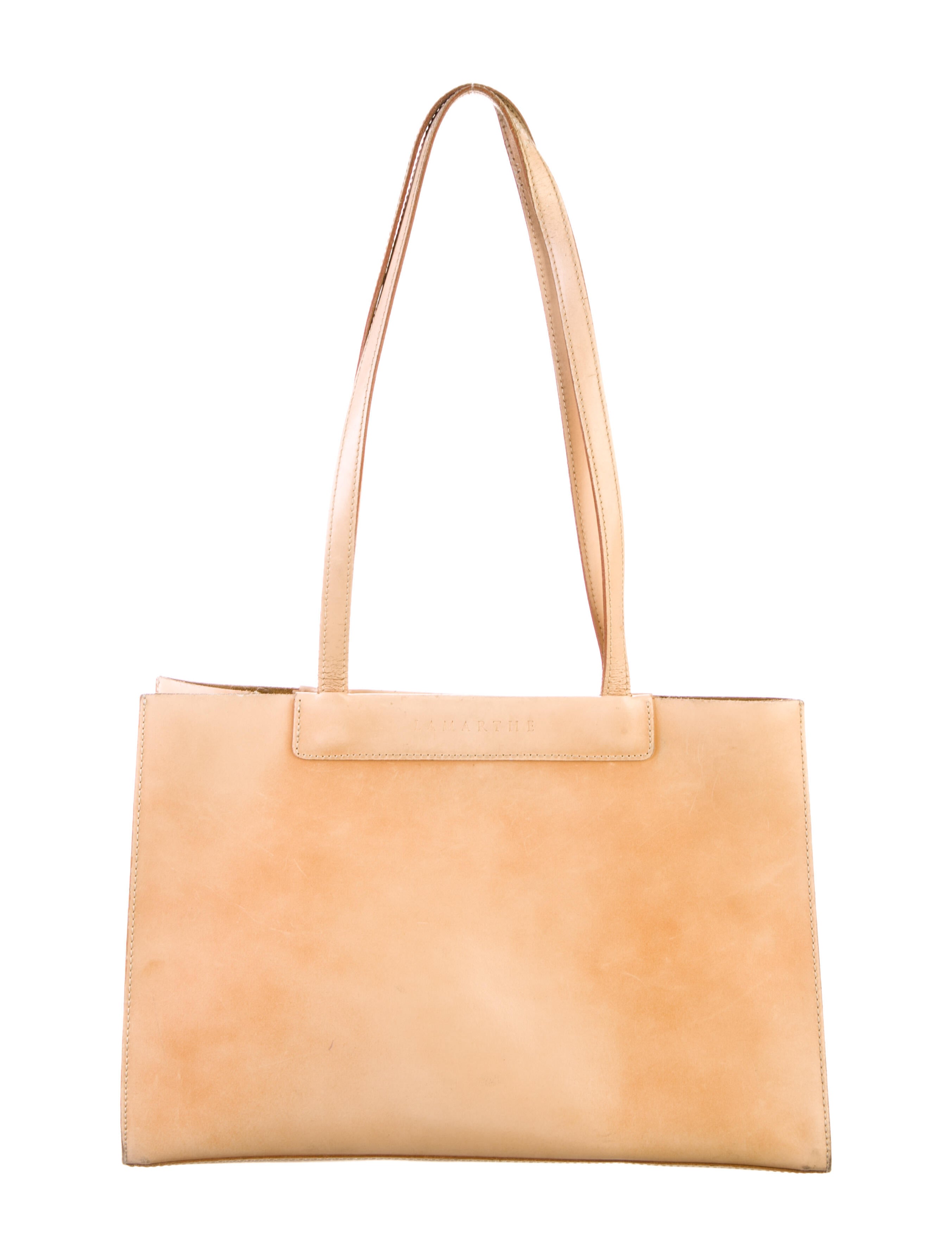 Didier Lamarthe Leather Handle Bag - Neutrals Handle Bags, Handbags ...