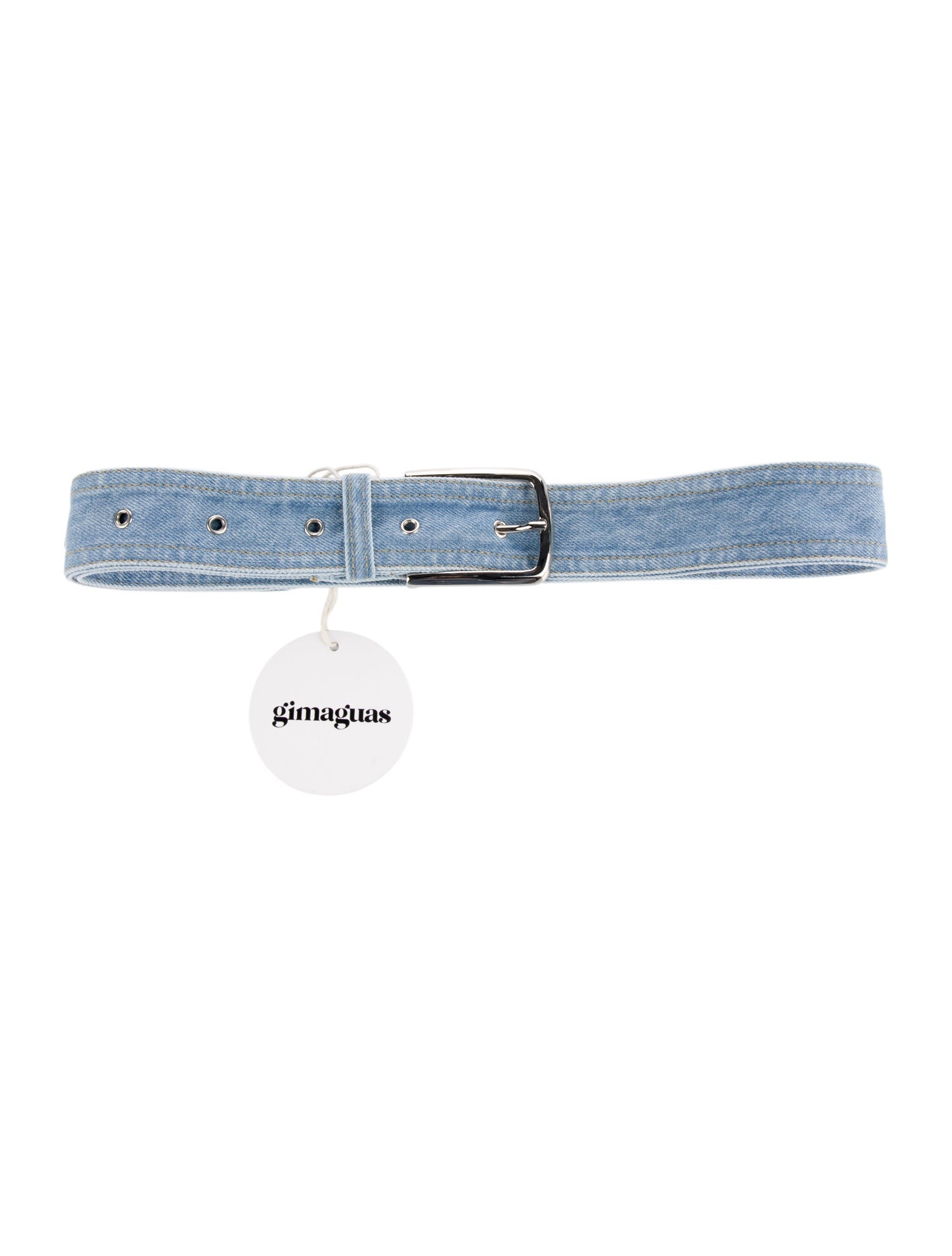Gimaguas Wide Denim Belt w/ Tags - Blue Belts, Accessories - XGSIA22693 ...