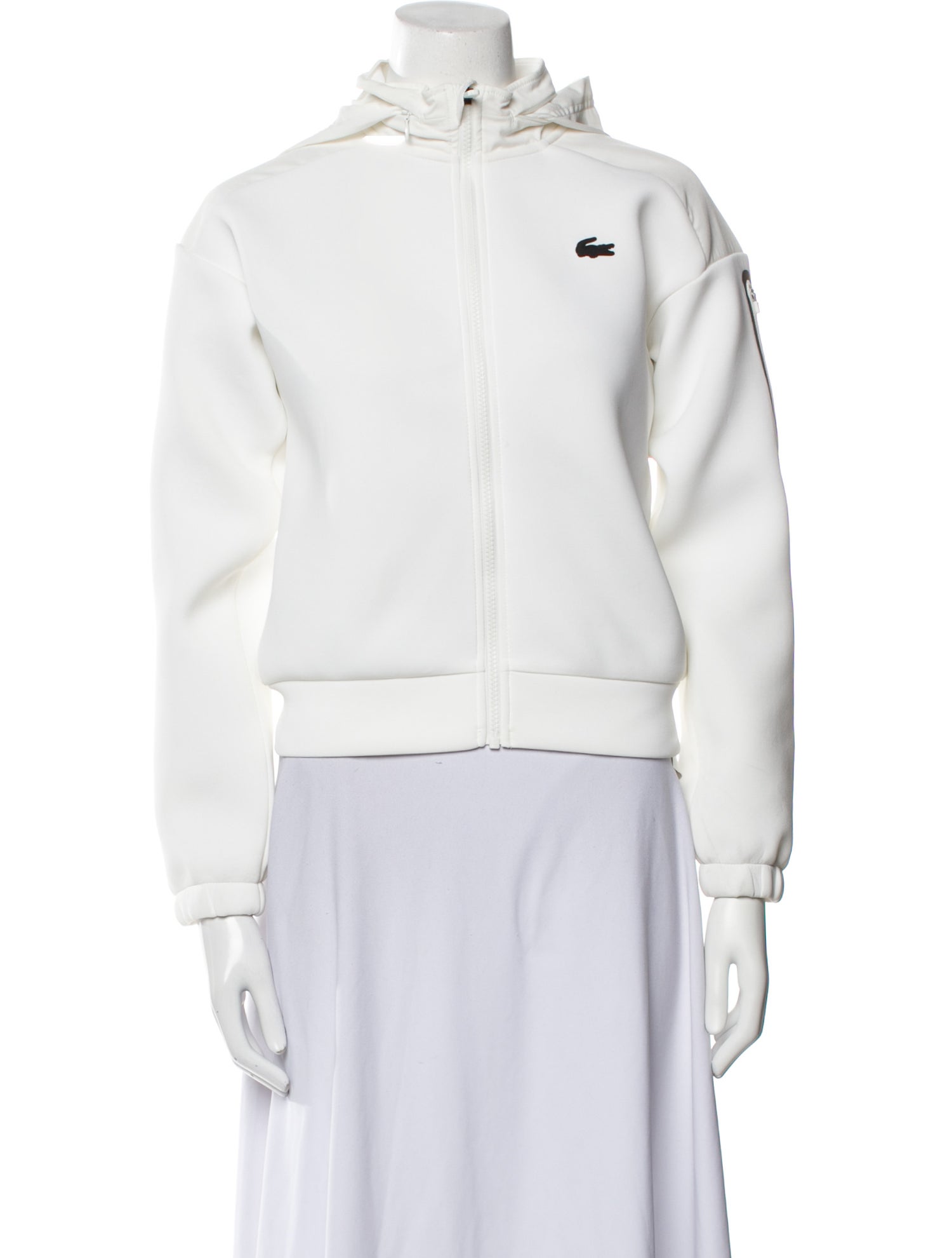 Lacoste SPORT Bomber Jacket - White Jackets, Clothing - XLSAP20238 ...