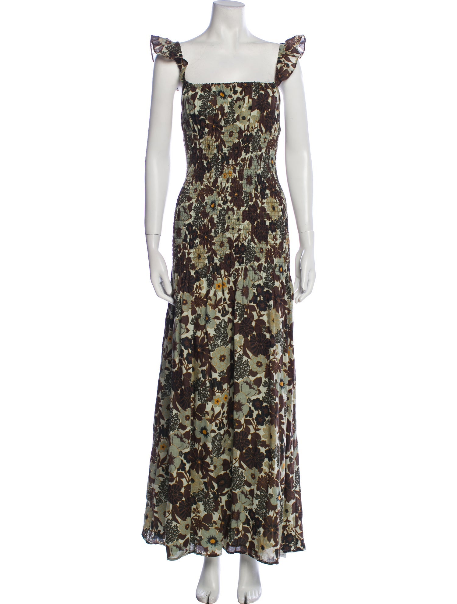Philosophy di Lorenzo Serafini Floral Print Long Dress - Neutrals ...