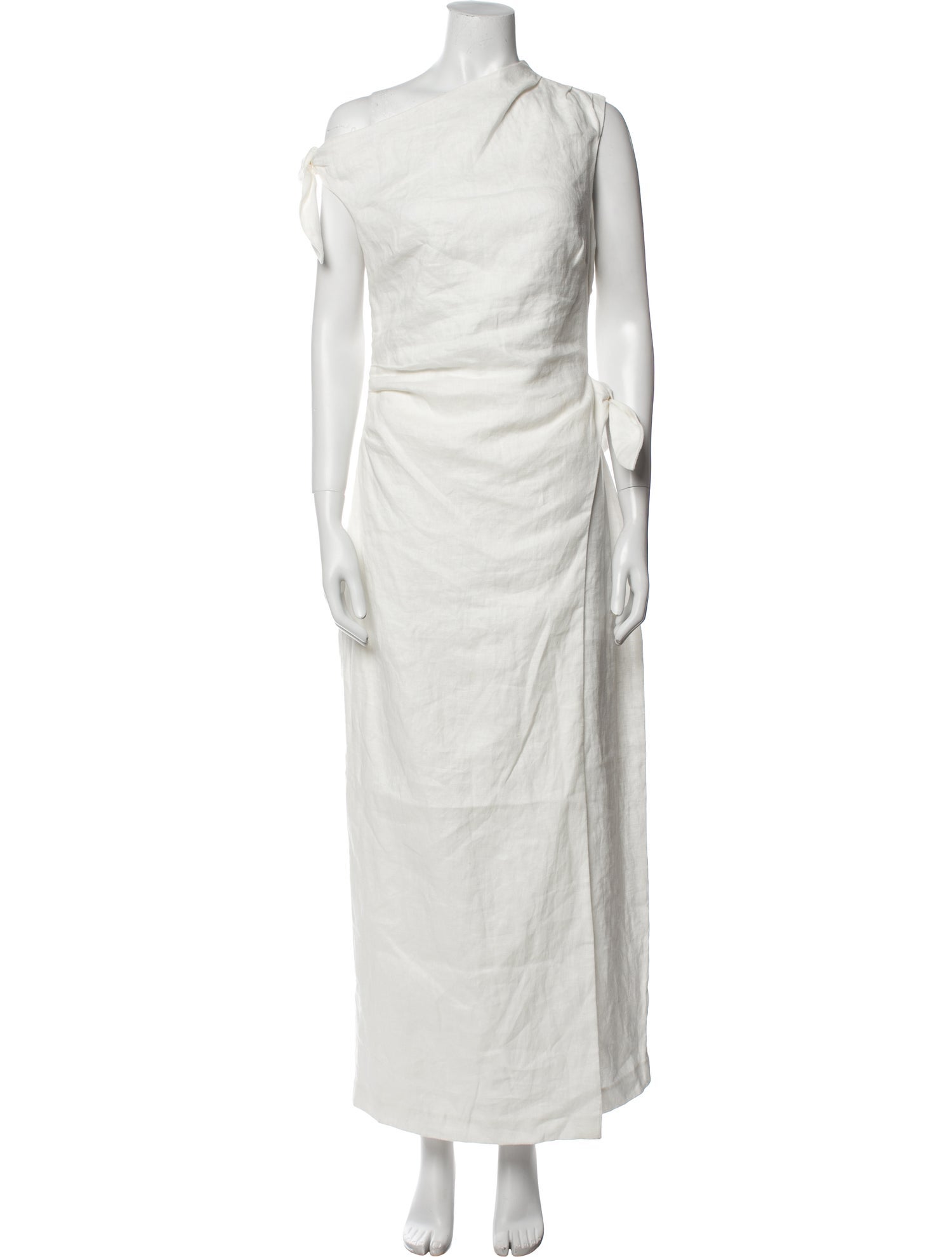 SIR. Linen Long Dress - Neutrals Dresses, Clothing - XRSIS25799 | The ...