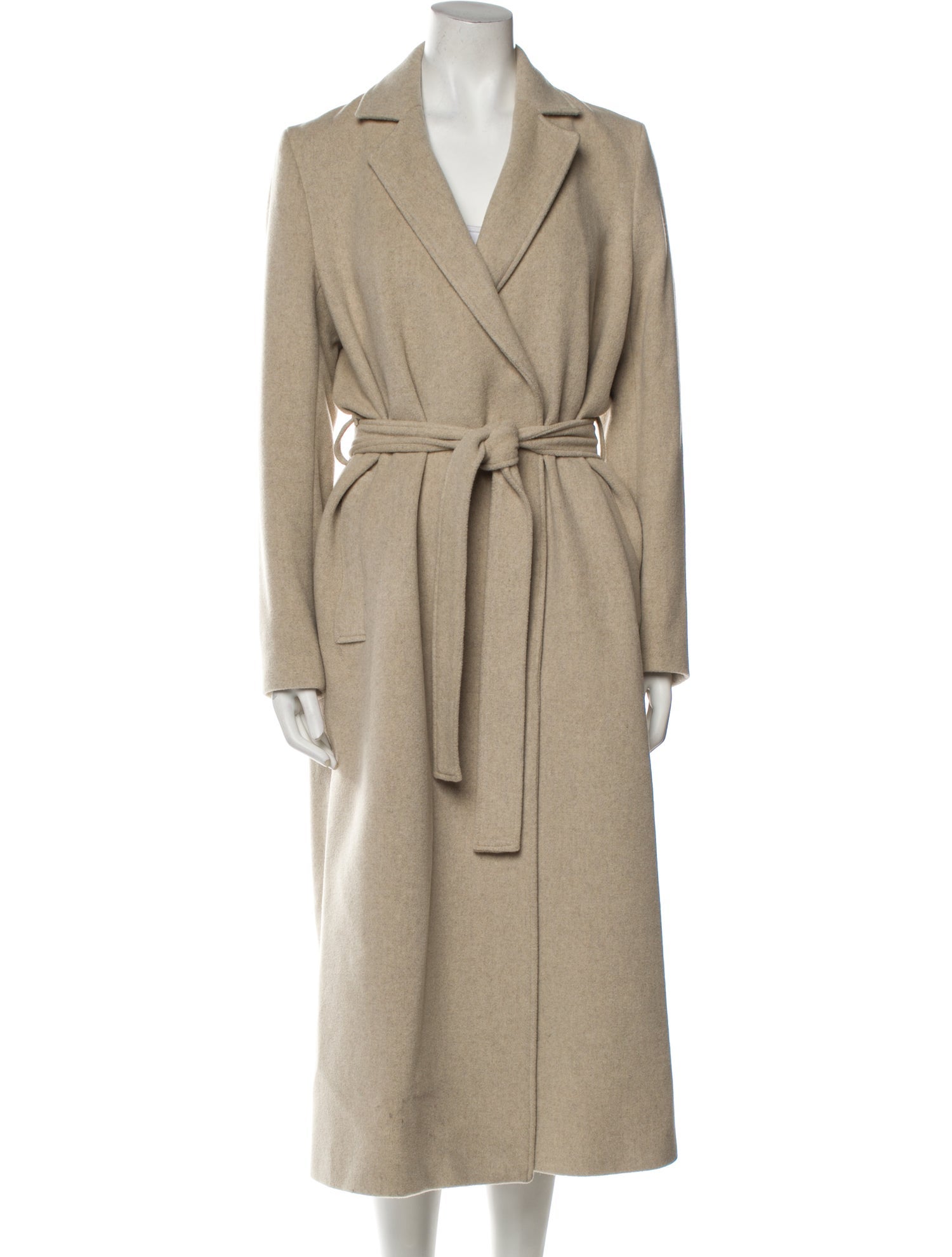 Samsøe & Samsøe Wool Trench Coat - Neutrals Coats, Clothing ...