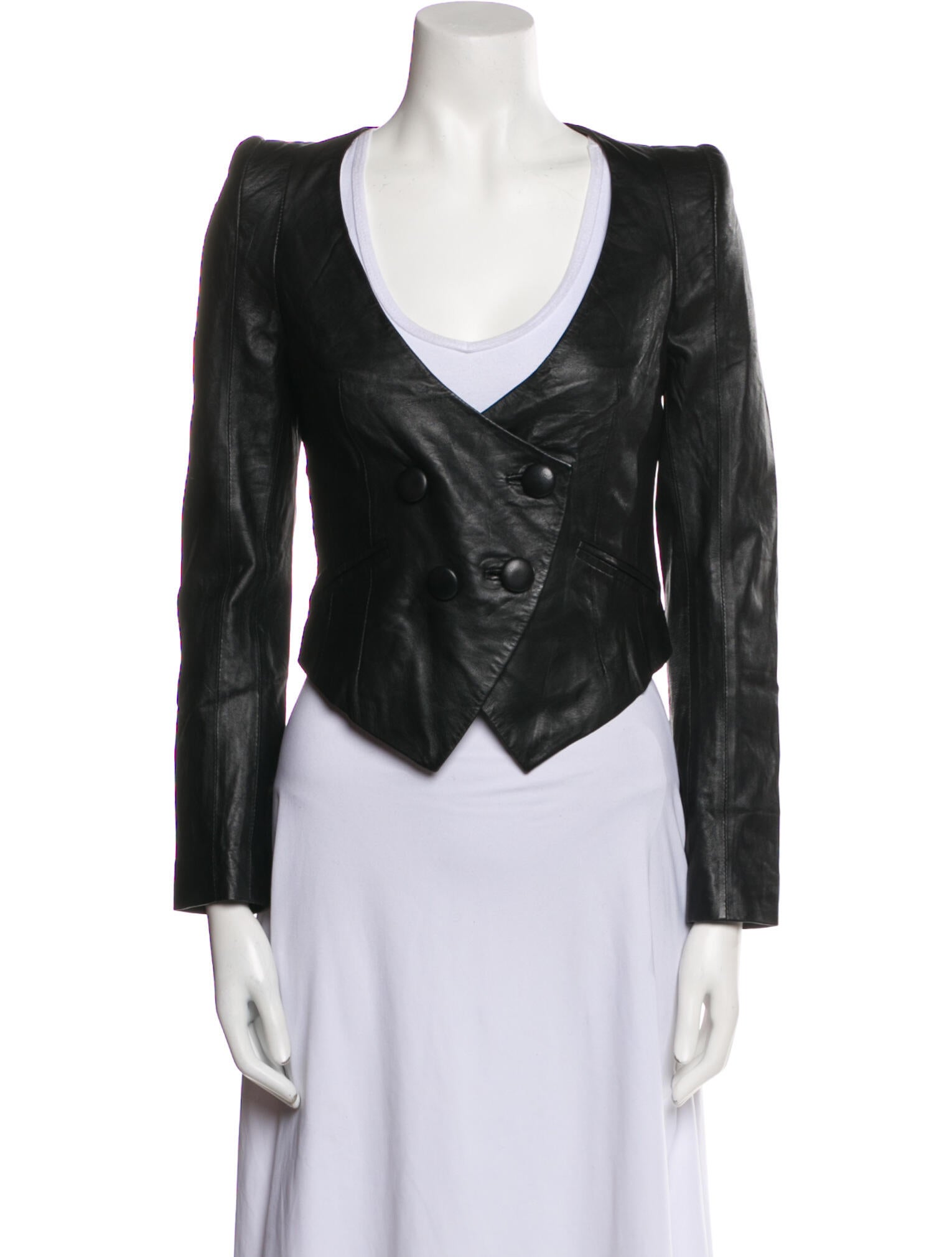 Vero Moda Leather Jacket - Black Jackets, Clothing - XVMEO20089 | The ...