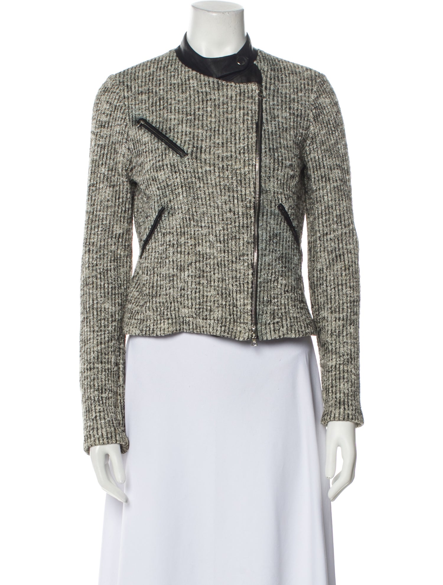 BA&SH Tweed Pattern Evening Jacket w/ Tags - Neutrals Jackets, Clothing ...