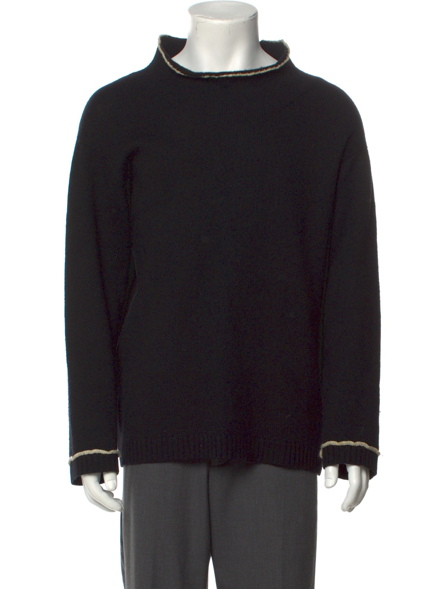 Yohji Yamamoto Pour Homme 2010 Wool Pullover - Black Sweaters, Clothing - YOH34057 | The RealReal