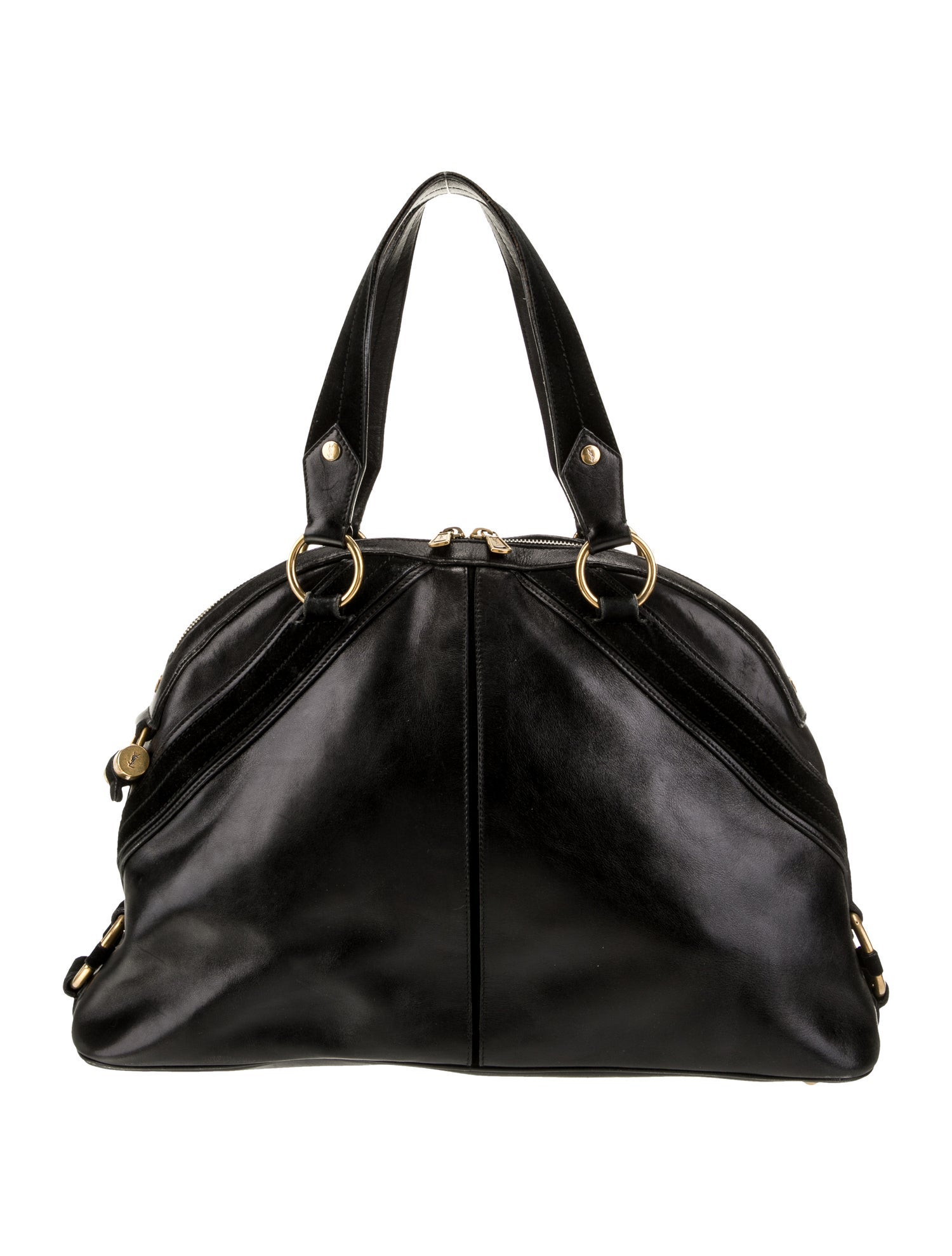 Yves Saint Laurent Rive Gauche Leather Shoulder Bag - Black Shoulder ...