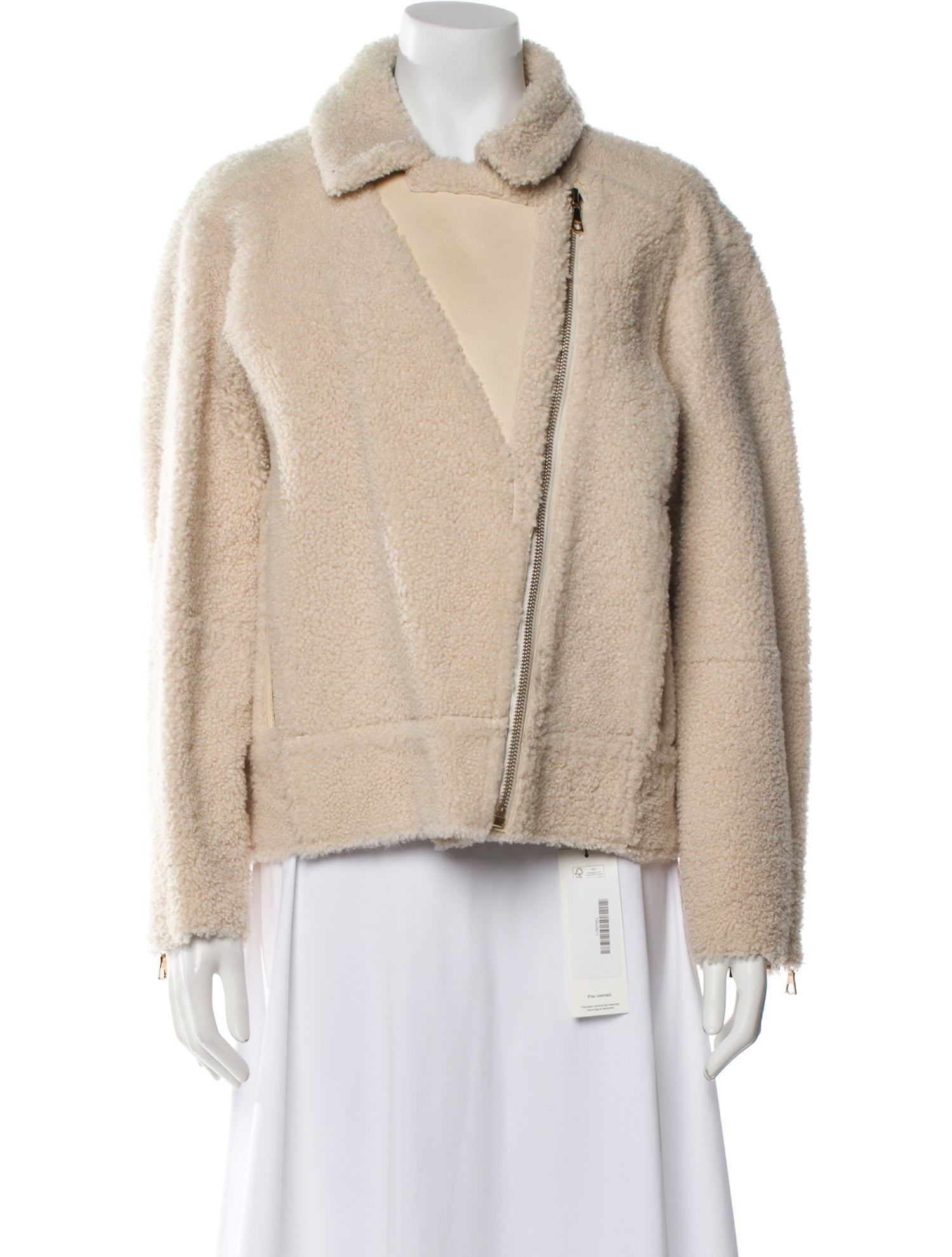 Yves Salomon Shearling Fur Jacket - Neutrals Jackets, Clothing ...