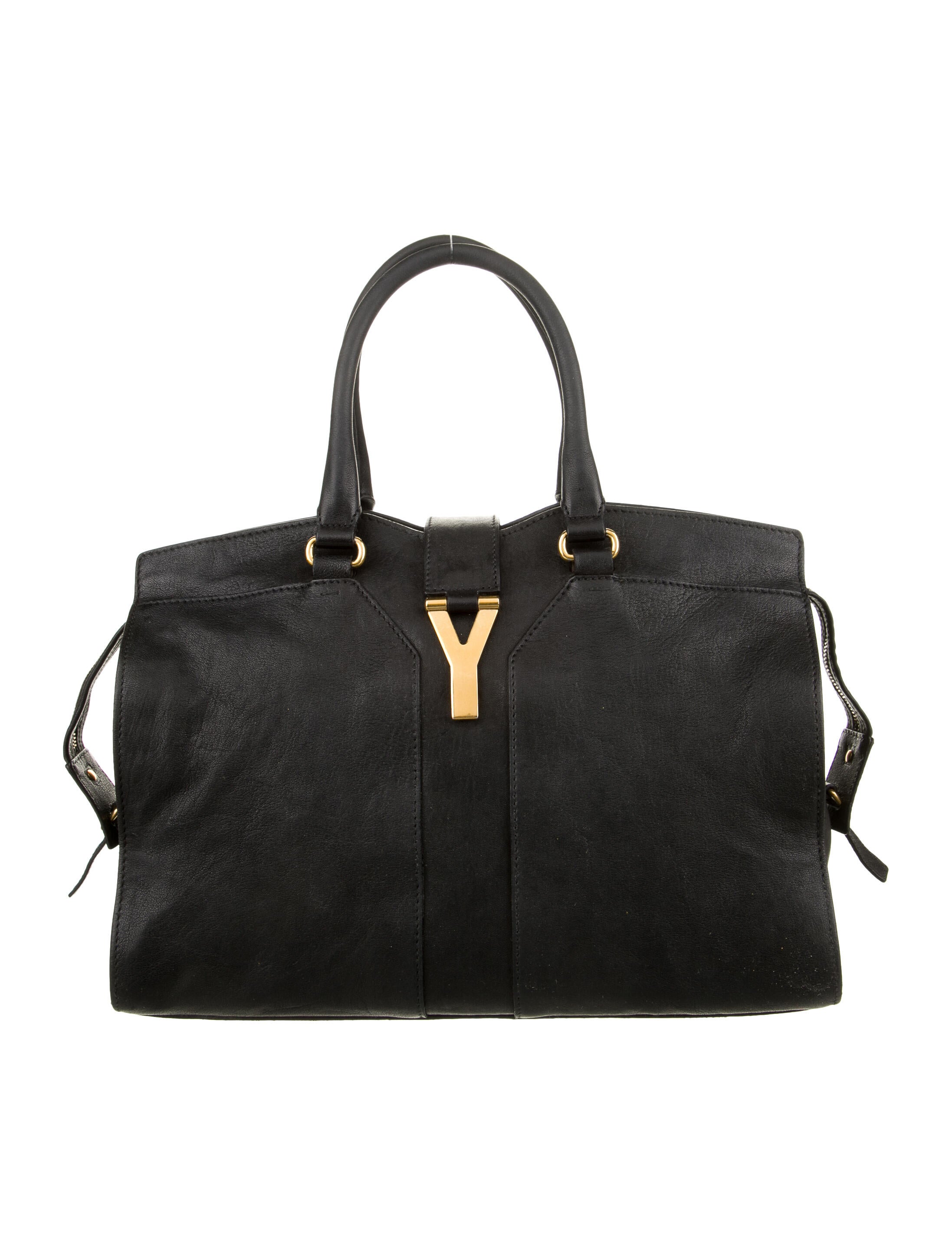 Yves Saint Laurent Cabas Chyc Bag - Black Handle Bags, Handbags ...