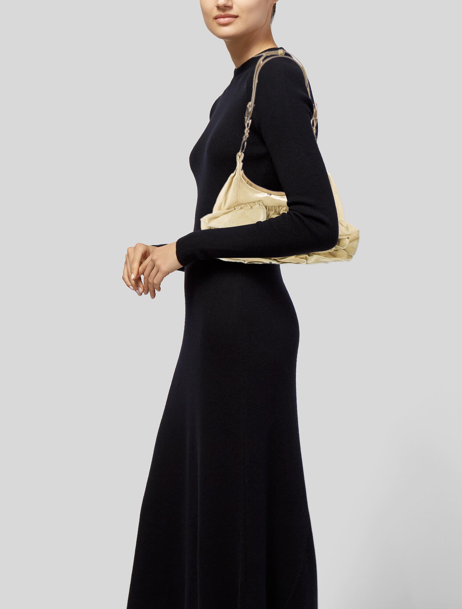 Yves Saint Laurent Vintage Leather Shoulder Bag - Yellow Shoulder Bags ...