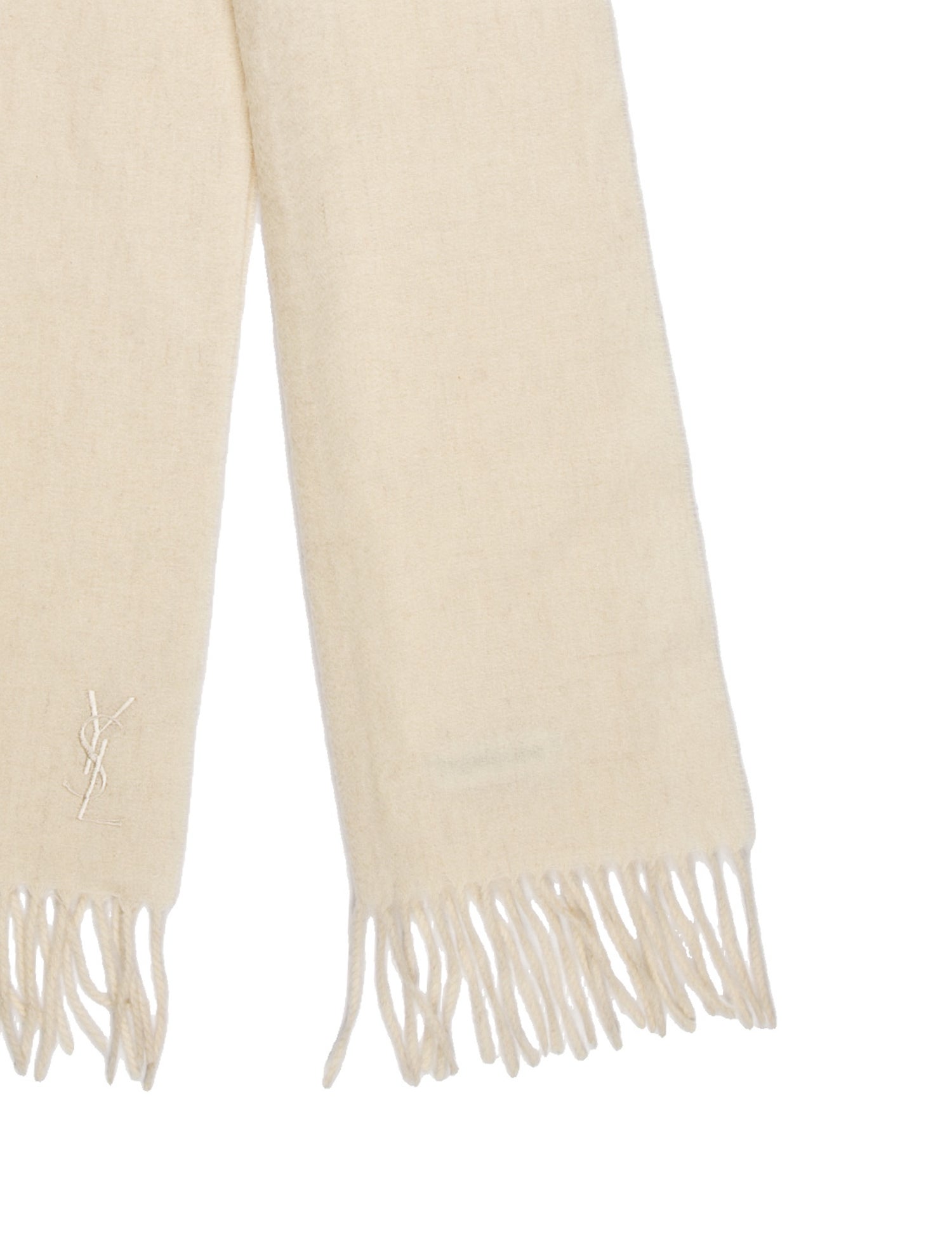 Yves Saint Laurent Scarf - Neutrals Scarves and Shawls, Accessories ...